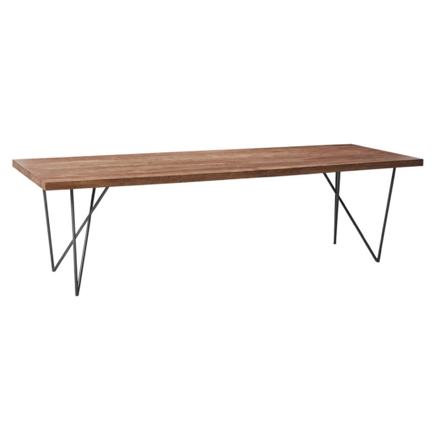 CB2 Dylan Wood Dining Table - AptDeco