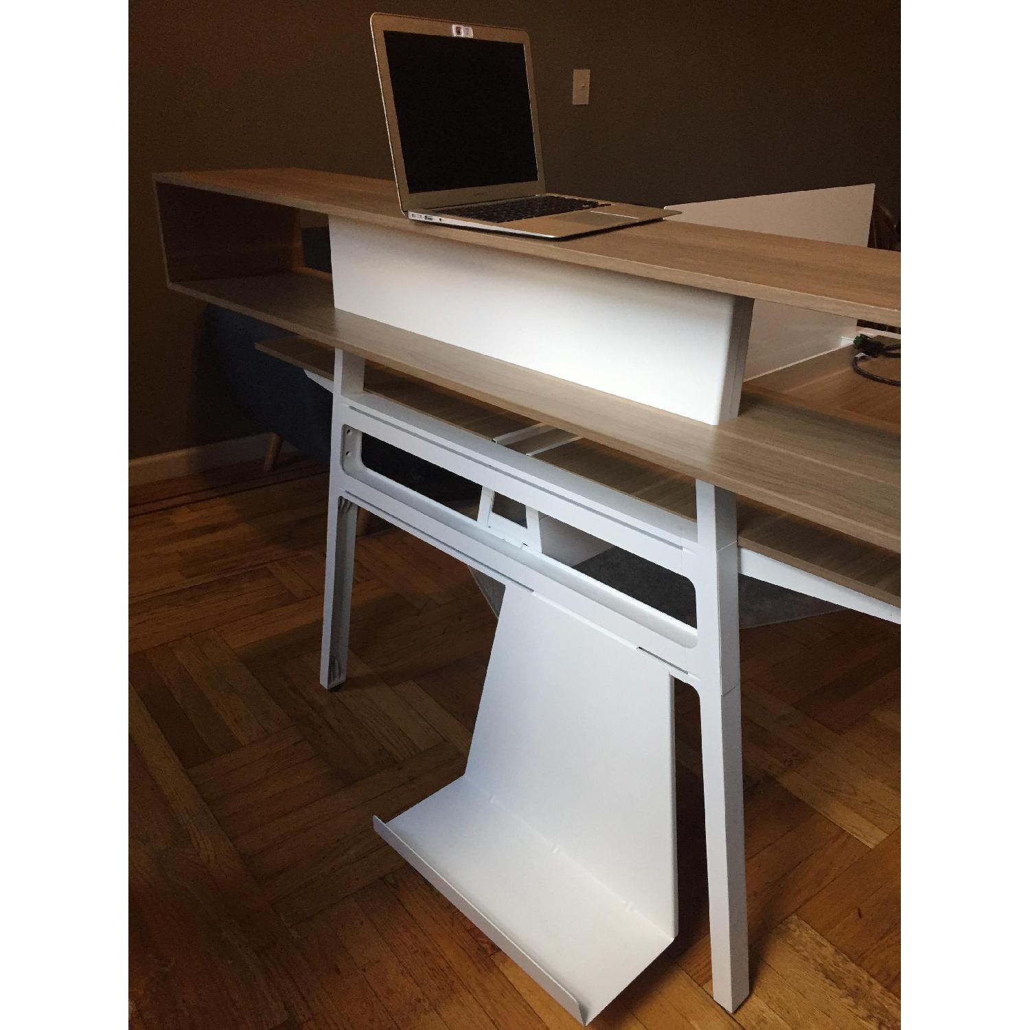 Steelcase Bivi Modular Office Desk for 2 - AptDeco