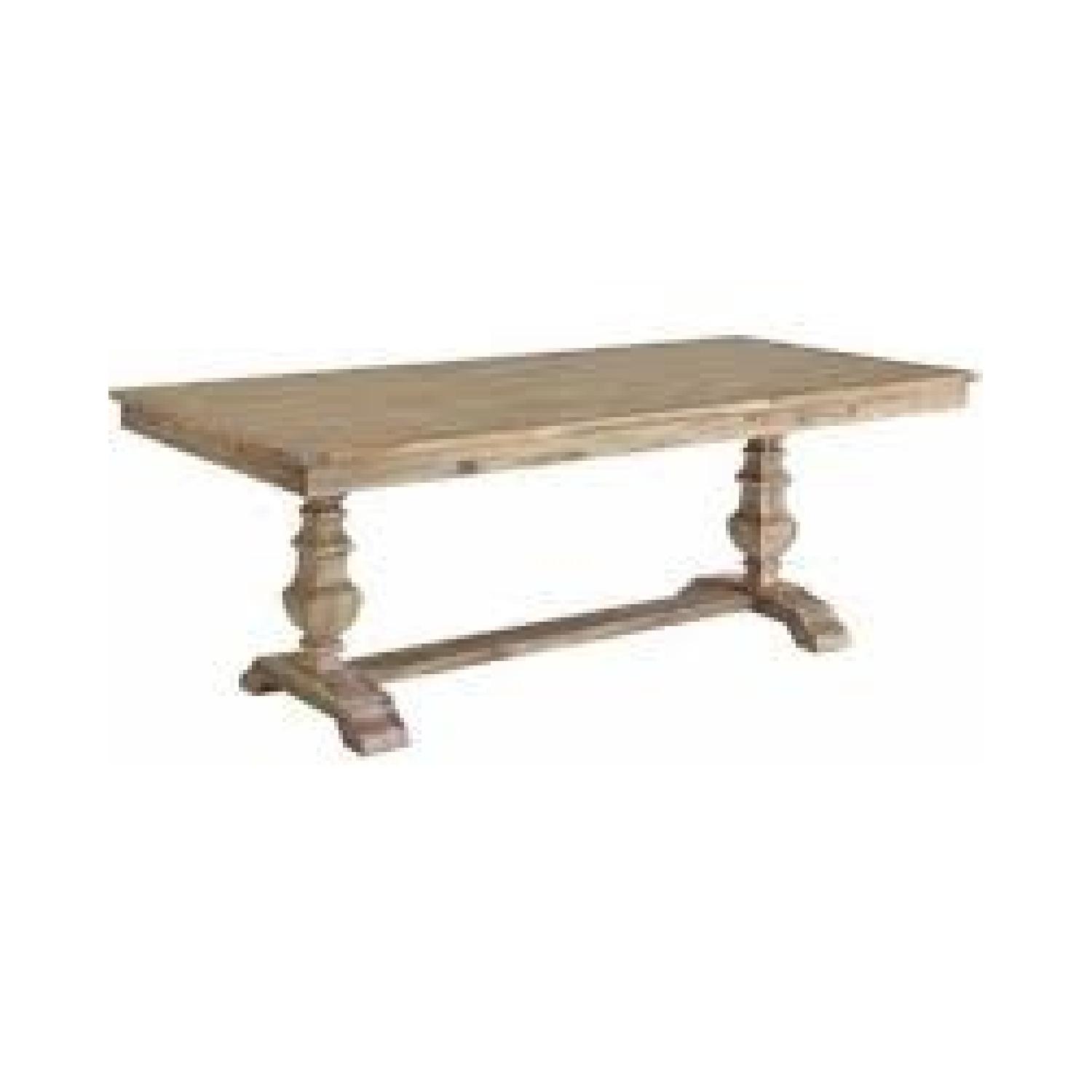 Pier 1 Dining Table w/ 6 Restoration Hardware Chairs - AptDeco