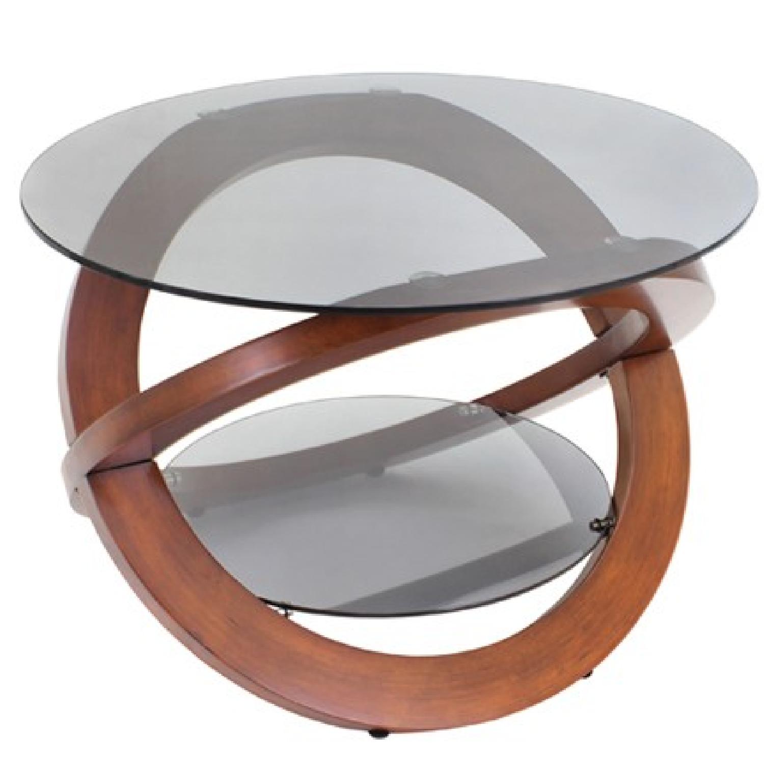 Interlinking Oval Coffee Table - AptDeco