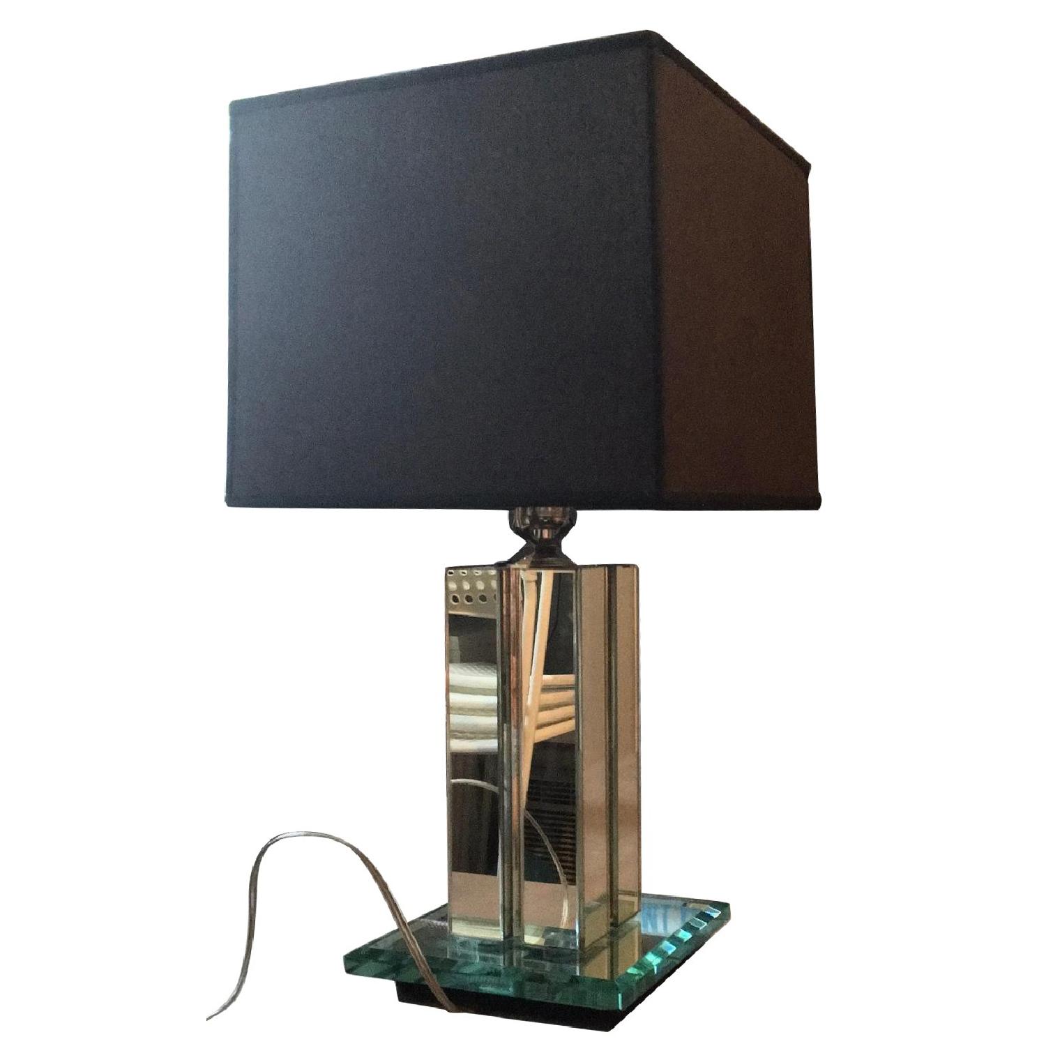 Mid Century Modern Mirrored Table Lamps - AptDeco