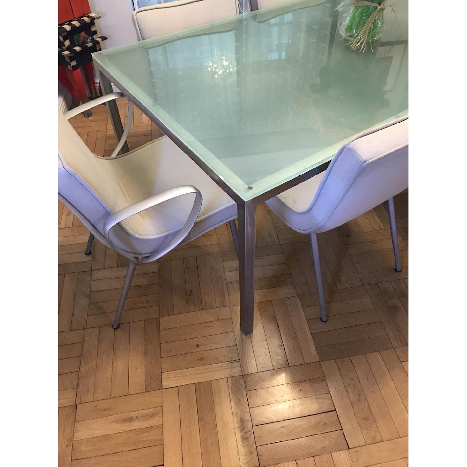 The Conran Shop Frosted Glass Dining table - AptDeco