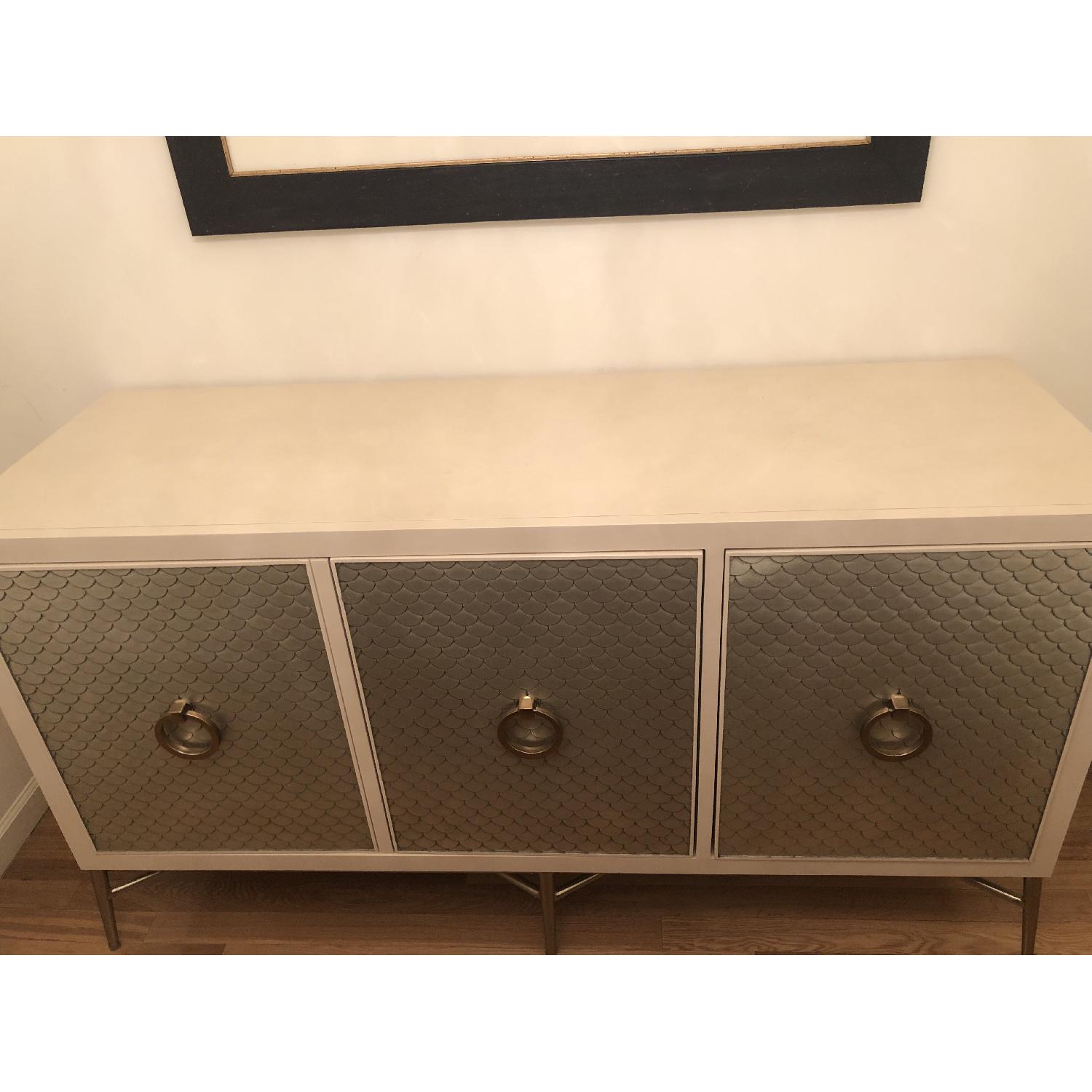 Horchow Bernhardt Blanca Capiz-Painted Buffet - AptDeco