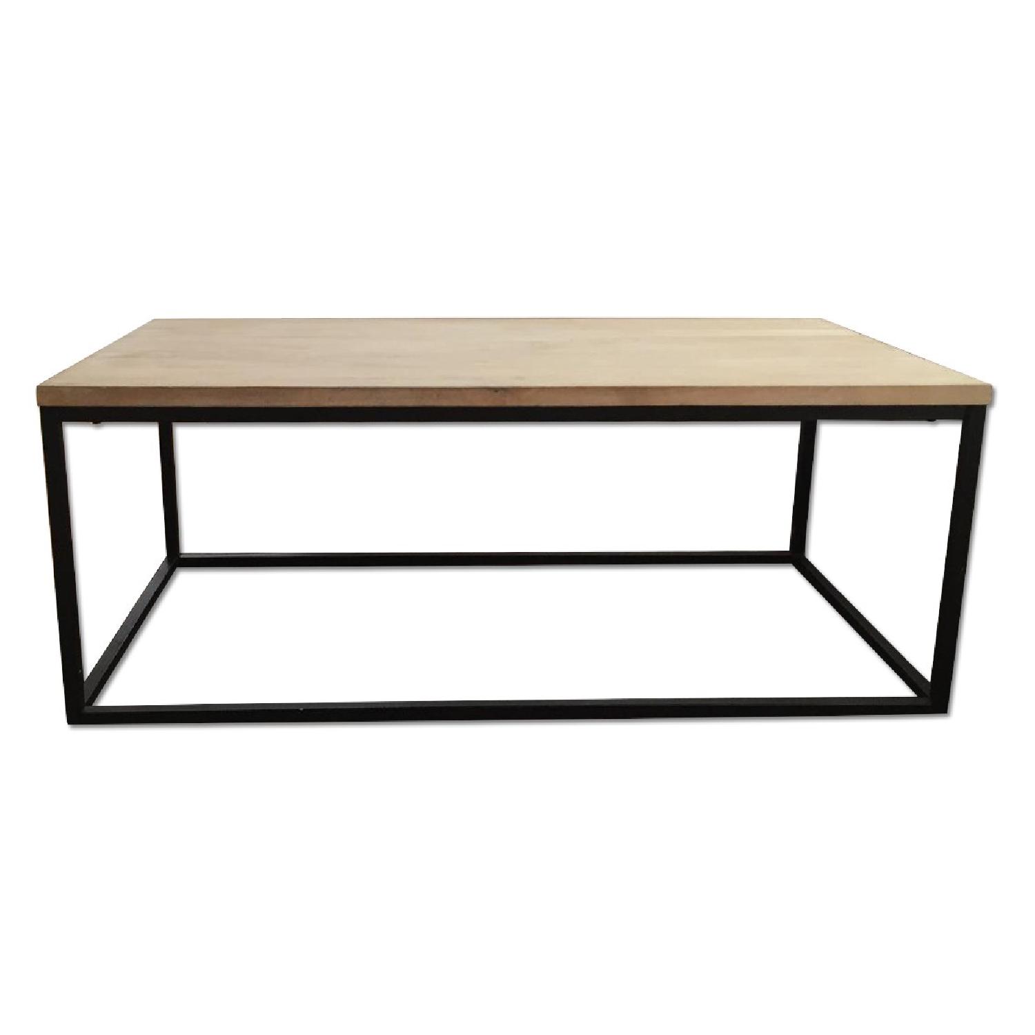 West Elm Box Frame Coffee Table - AptDeco