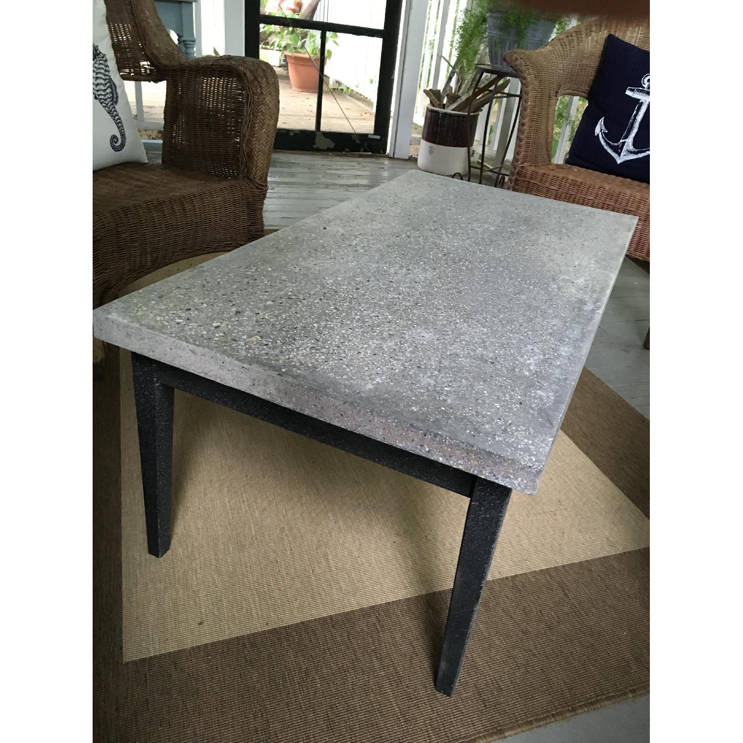 Handmade Polished Concrete Coffee Table - AptDeco