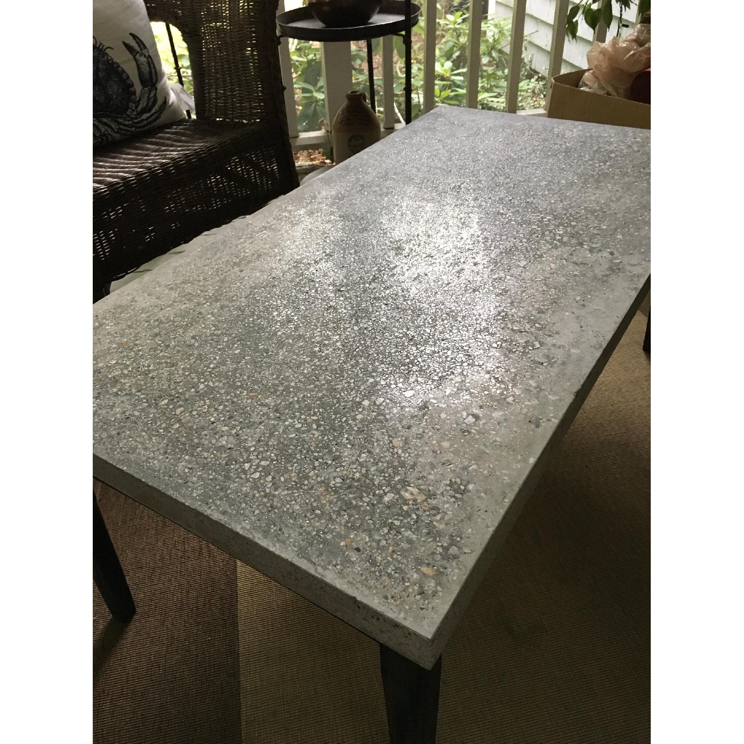 Handmade Polished Concrete Coffee Table - AptDeco