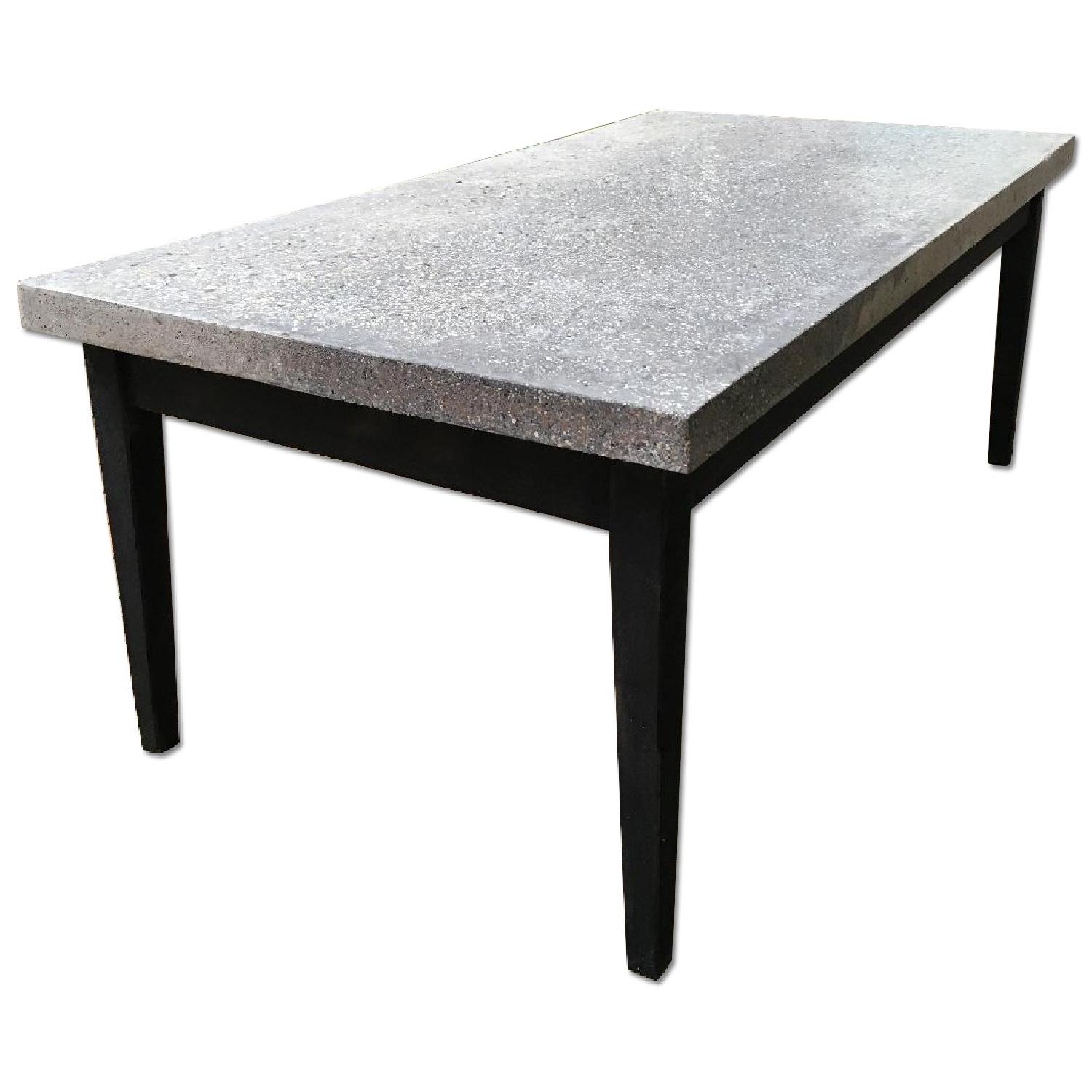 Handmade Polished Concrete Coffee Table - AptDeco