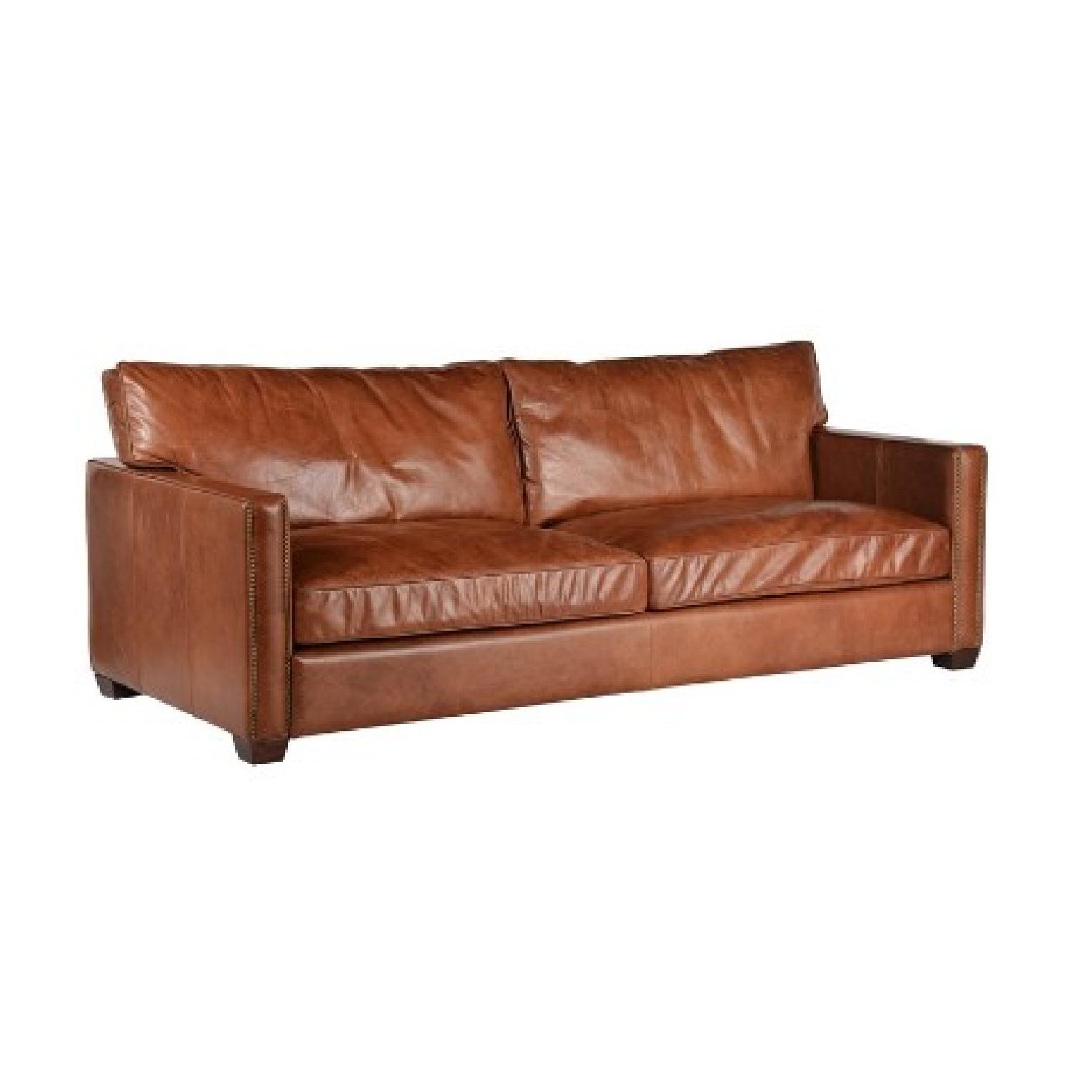 Timothy Oulton Viscount William Leather Sofa - AptDeco