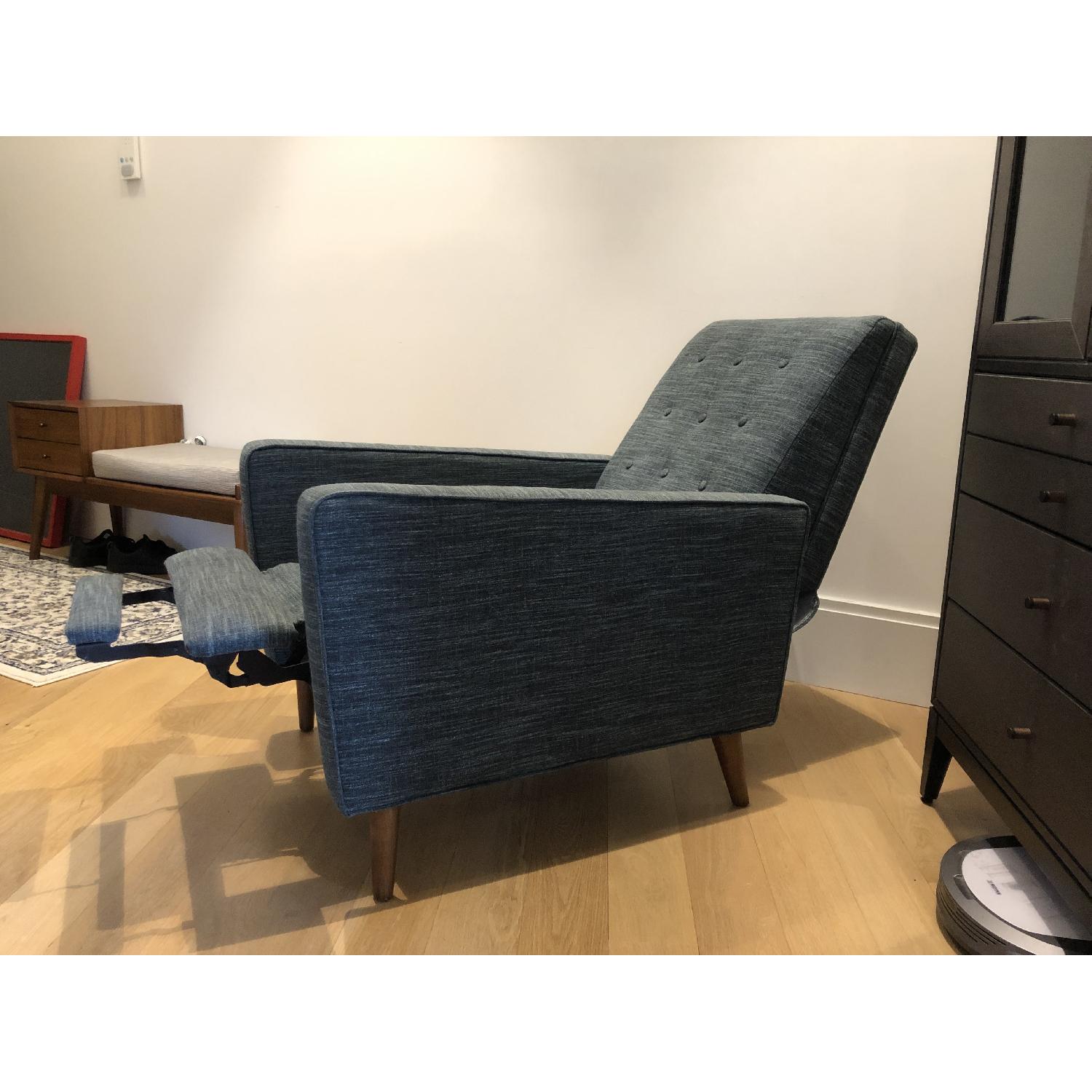 West Elm Rhys Mid-Century Recliner - AptDeco
