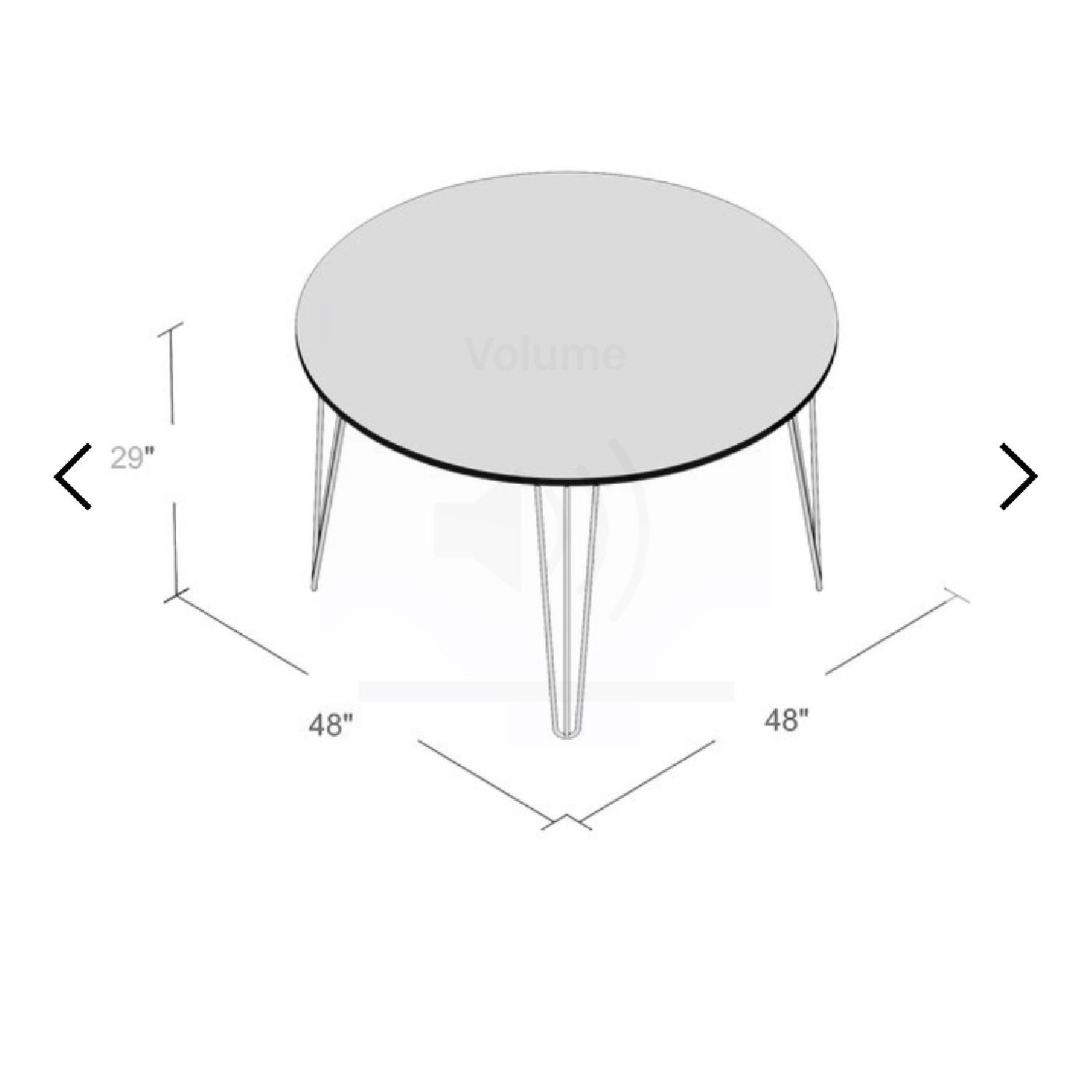 Wade Logan Corbin Round Dining Table - AptDeco