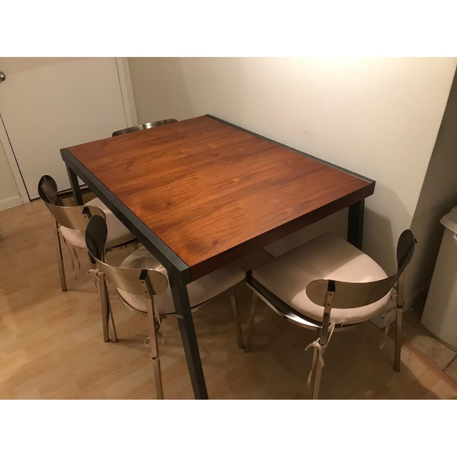 CB2 Metal Dining Chair - AptDeco