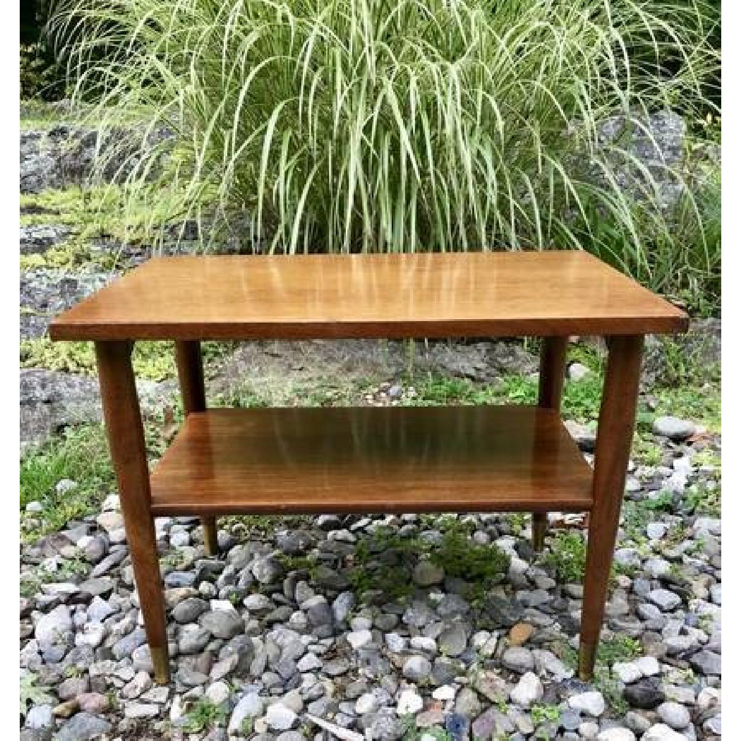 Mid Century 1950's Bi-Level Coffee Table - AptDeco
