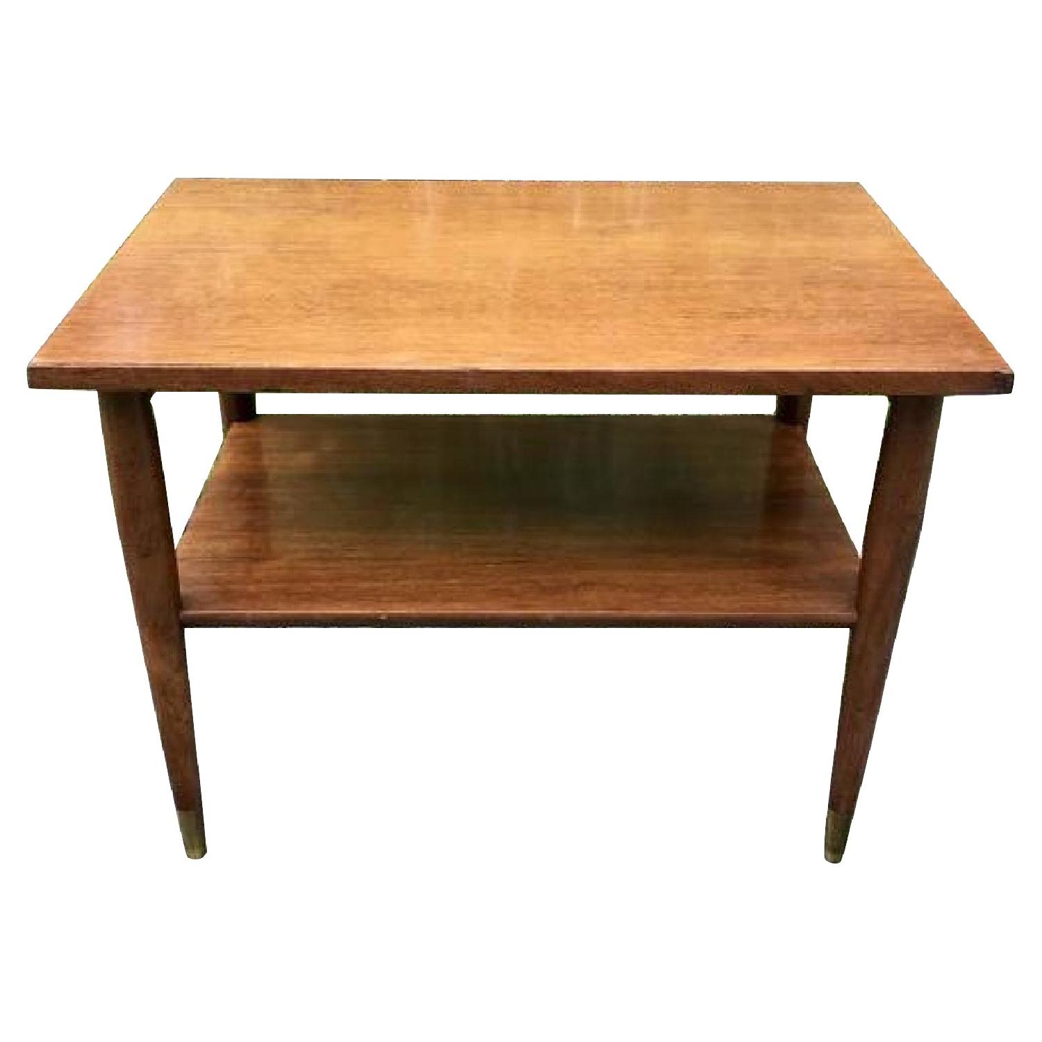 Mid Century 1950's Bi-Level Coffee Table - AptDeco