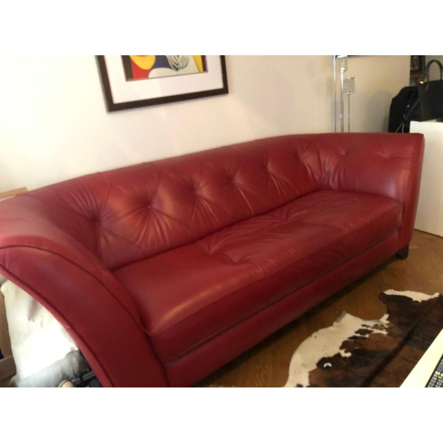 Natuzzi Italian Leather Sofa - AptDeco