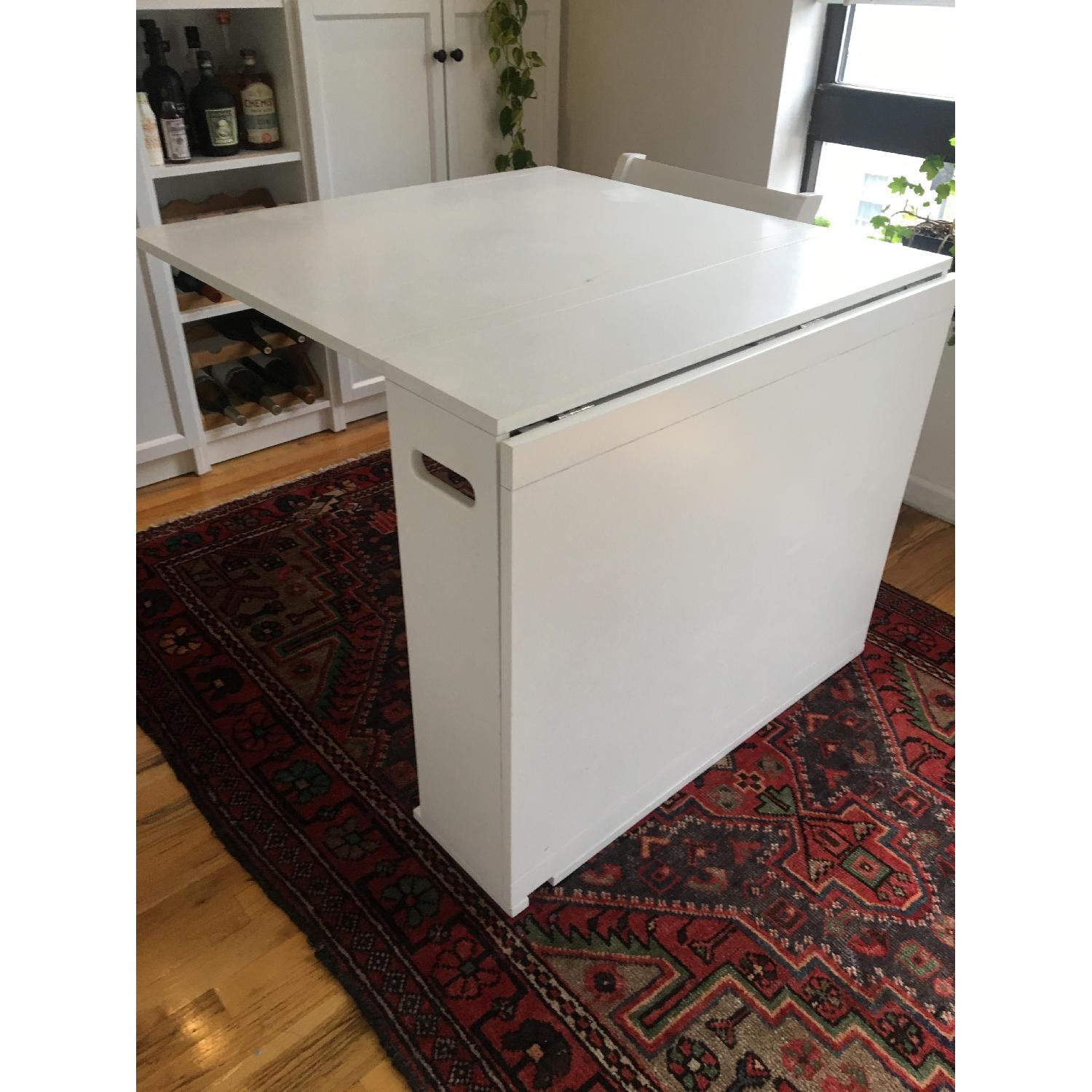 Crate & Barrel Span Gateleg Table - AptDeco