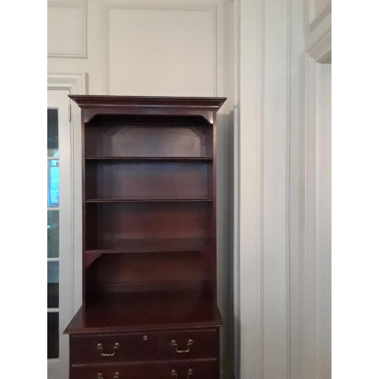 Ethan Allen Bookcase w/ Drawers - AptDeco