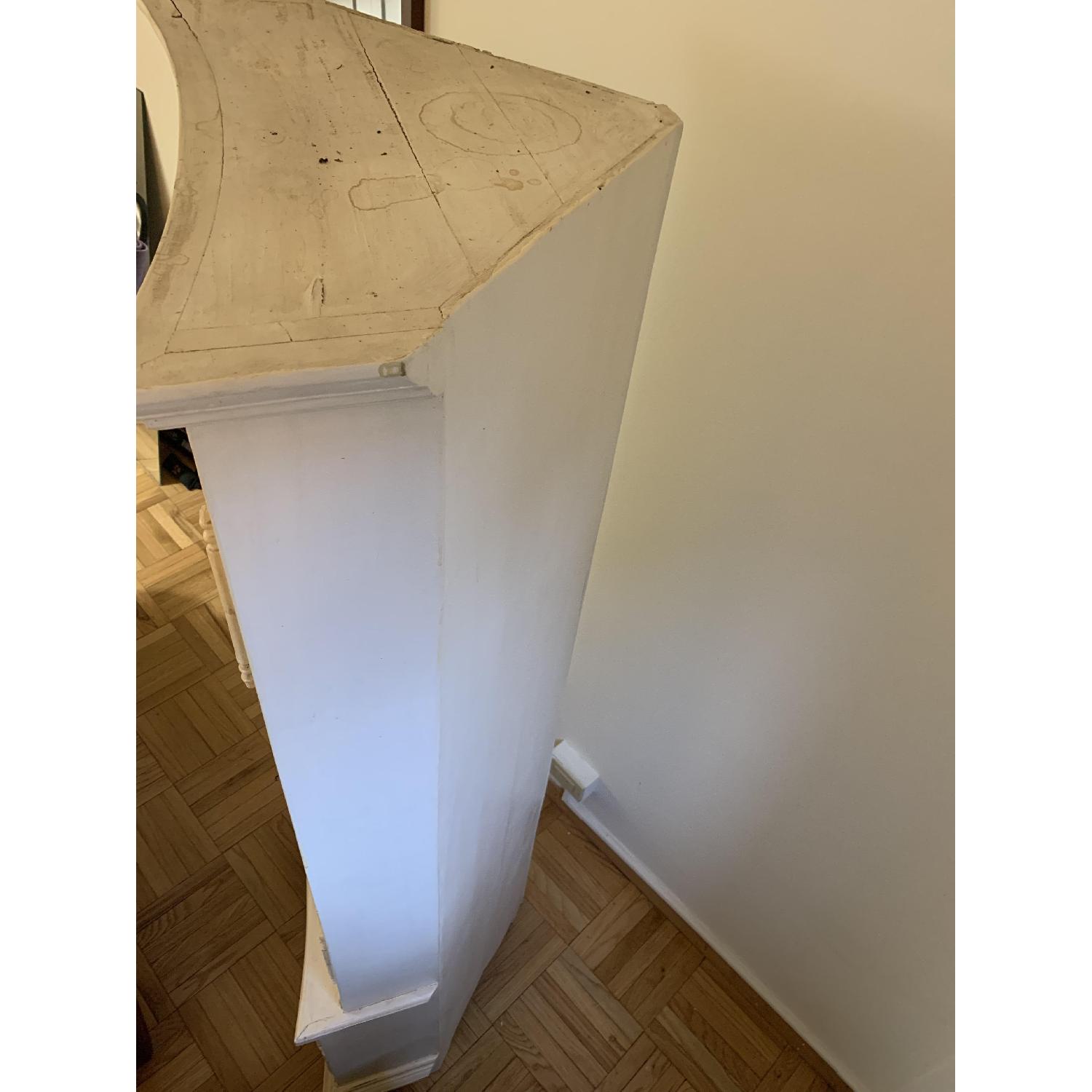 Celton Paris Shabby Chic Corner Armoire - AptDeco