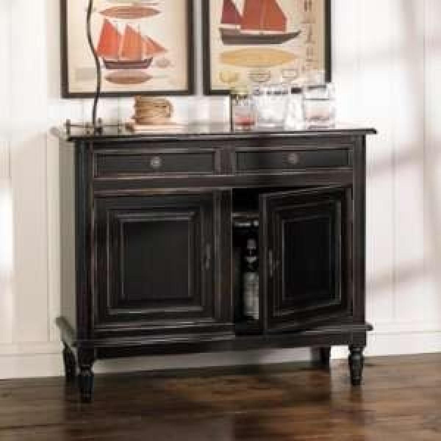 Ballard Designs Black Console - AptDeco