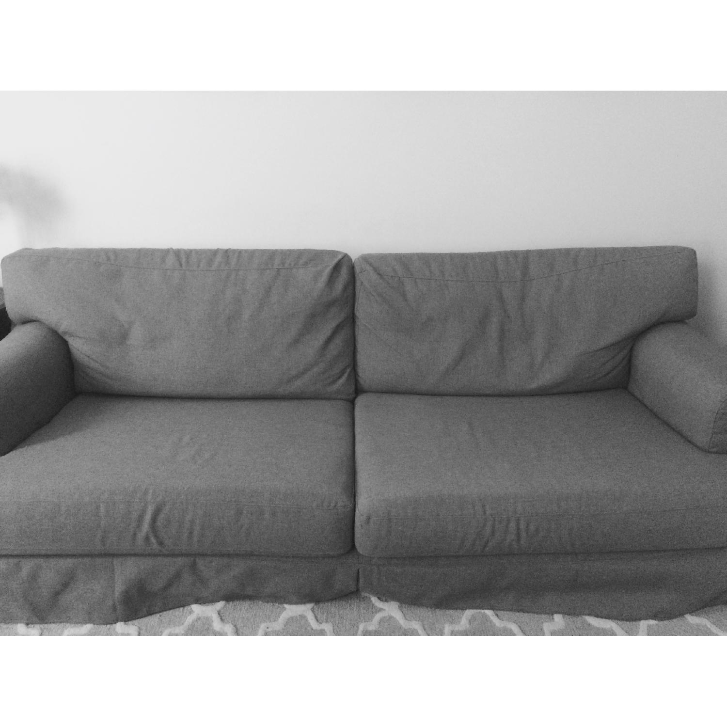 Ikea Gray Couch - AptDeco