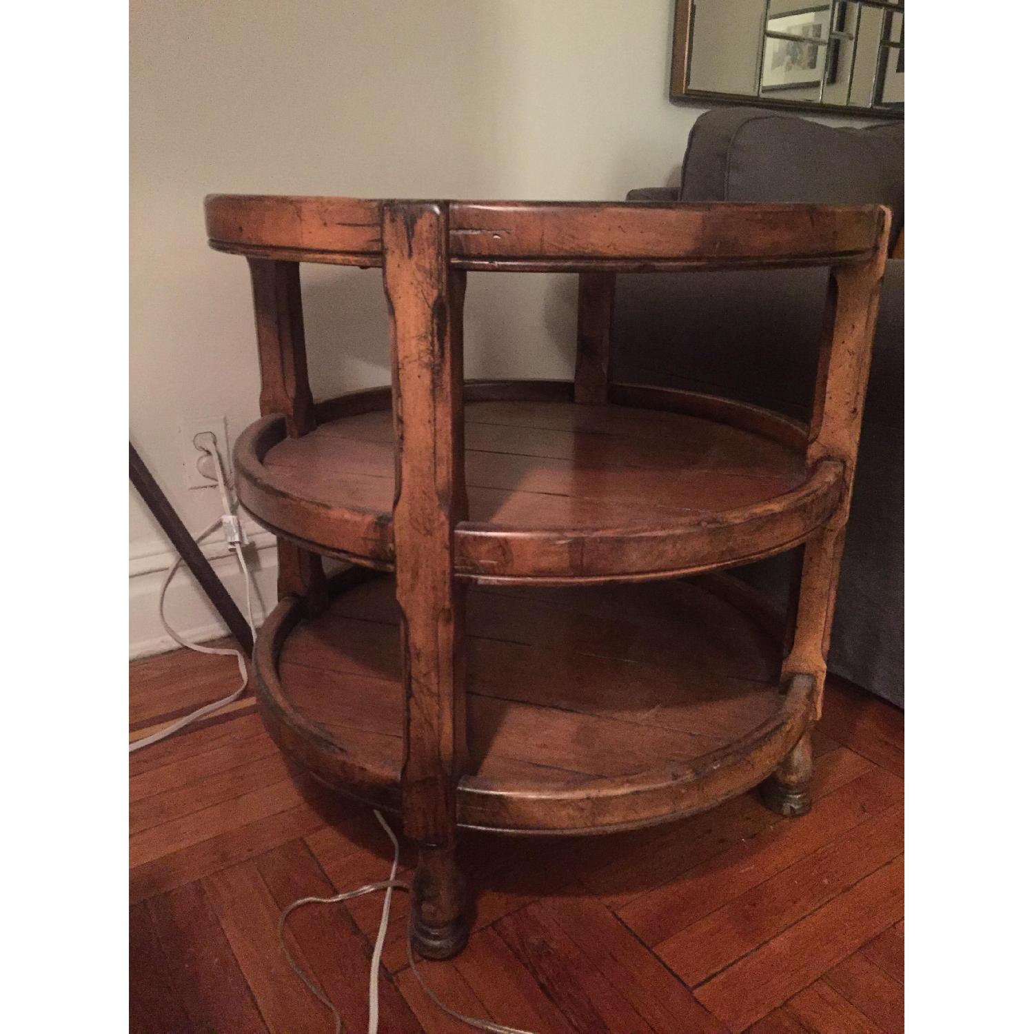 3 Tier Round Side Table - AptDeco