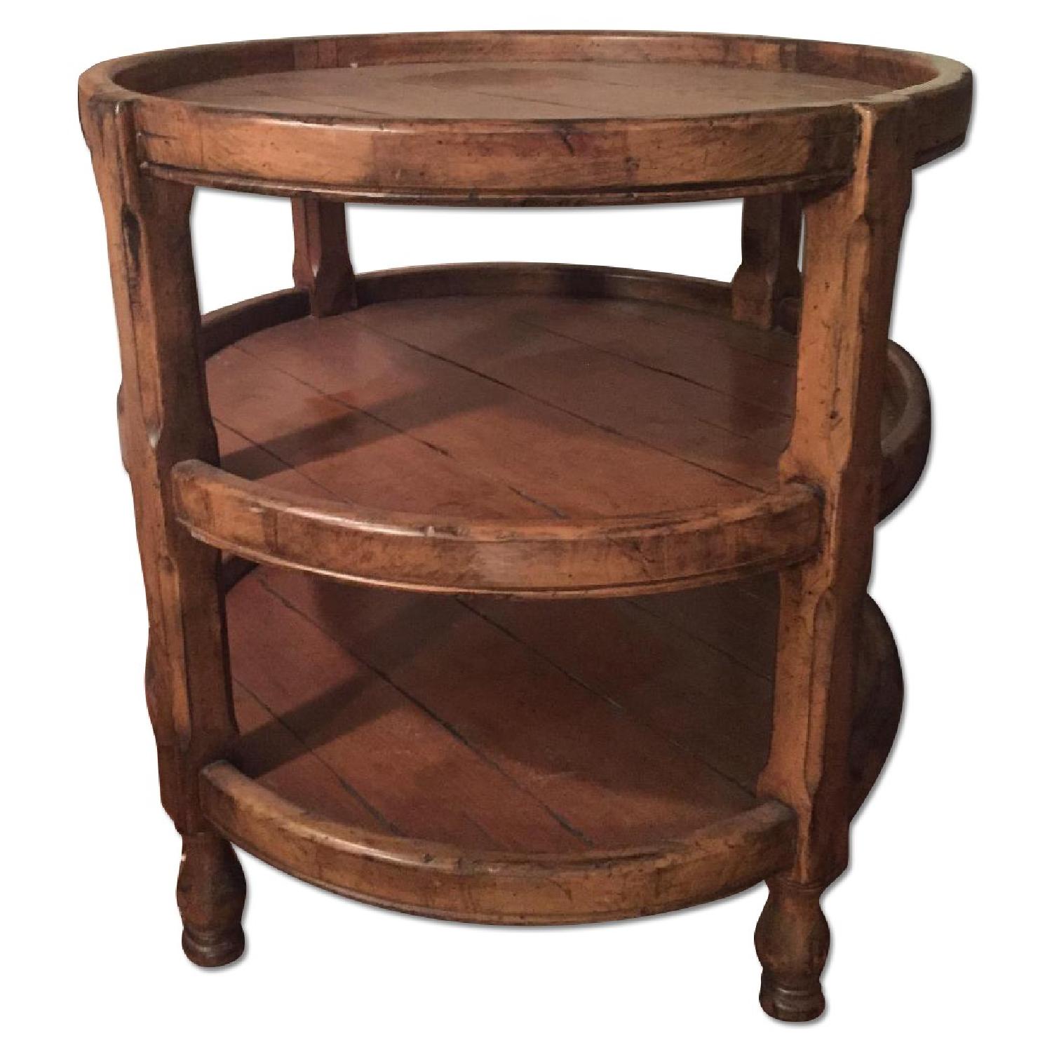 3 Tier Round Side Table - AptDeco