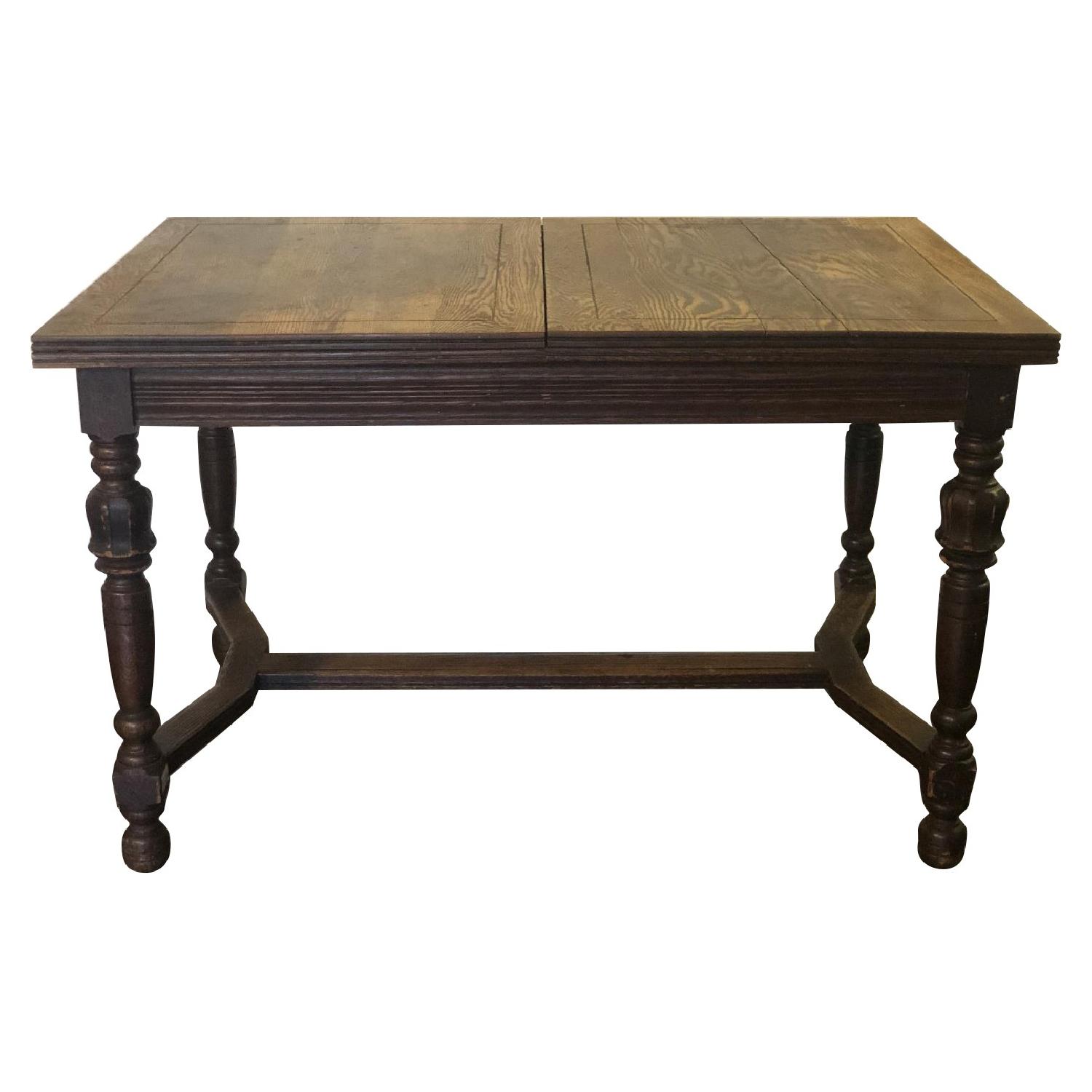 Antique Wood Dining Table - AptDeco