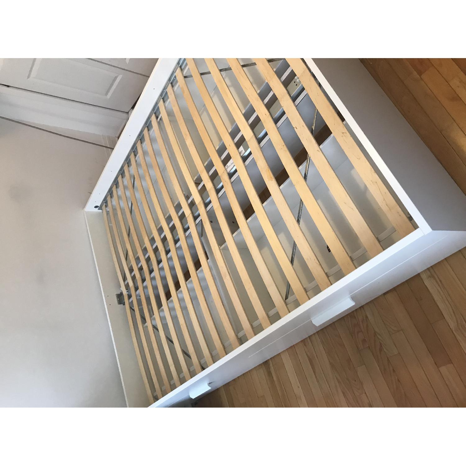Ikea Brimnes White Storage Bed Frame W Luroy Slats AptDeco ikea-brimnes-white-storage-bed-frame-w-luroy-slats-aptdeco