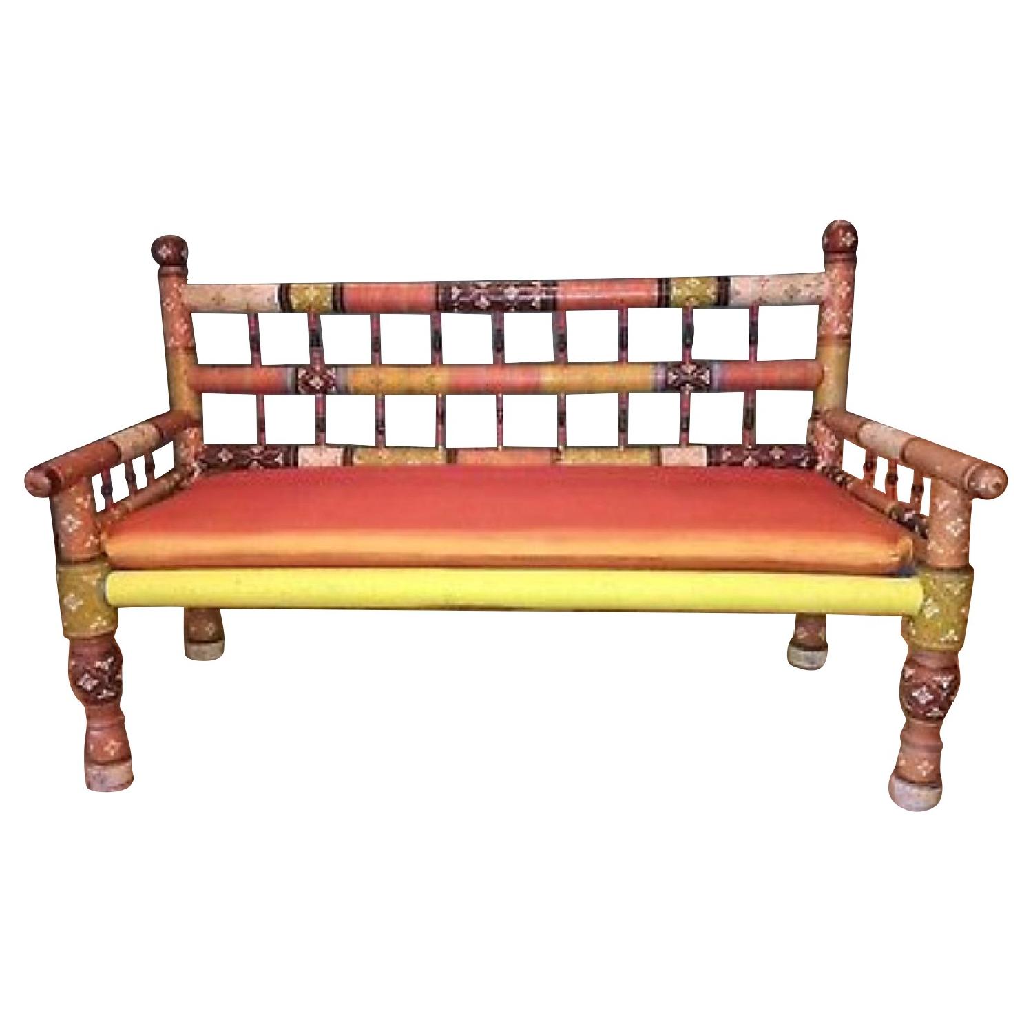 Antique Punjabi Bench - AptDeco
