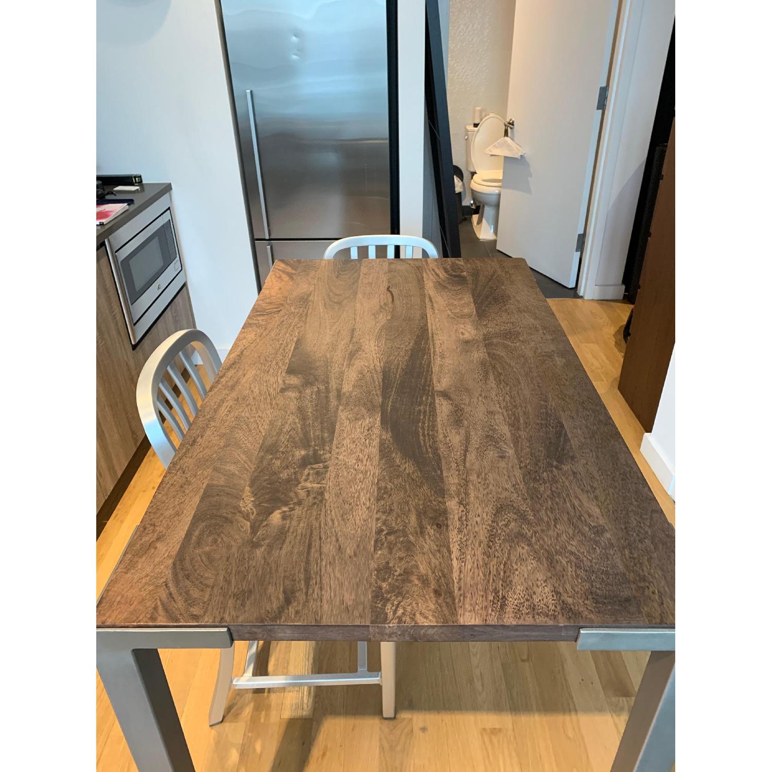 CB2 Stilt High Rectangular Counter Table - AptDeco