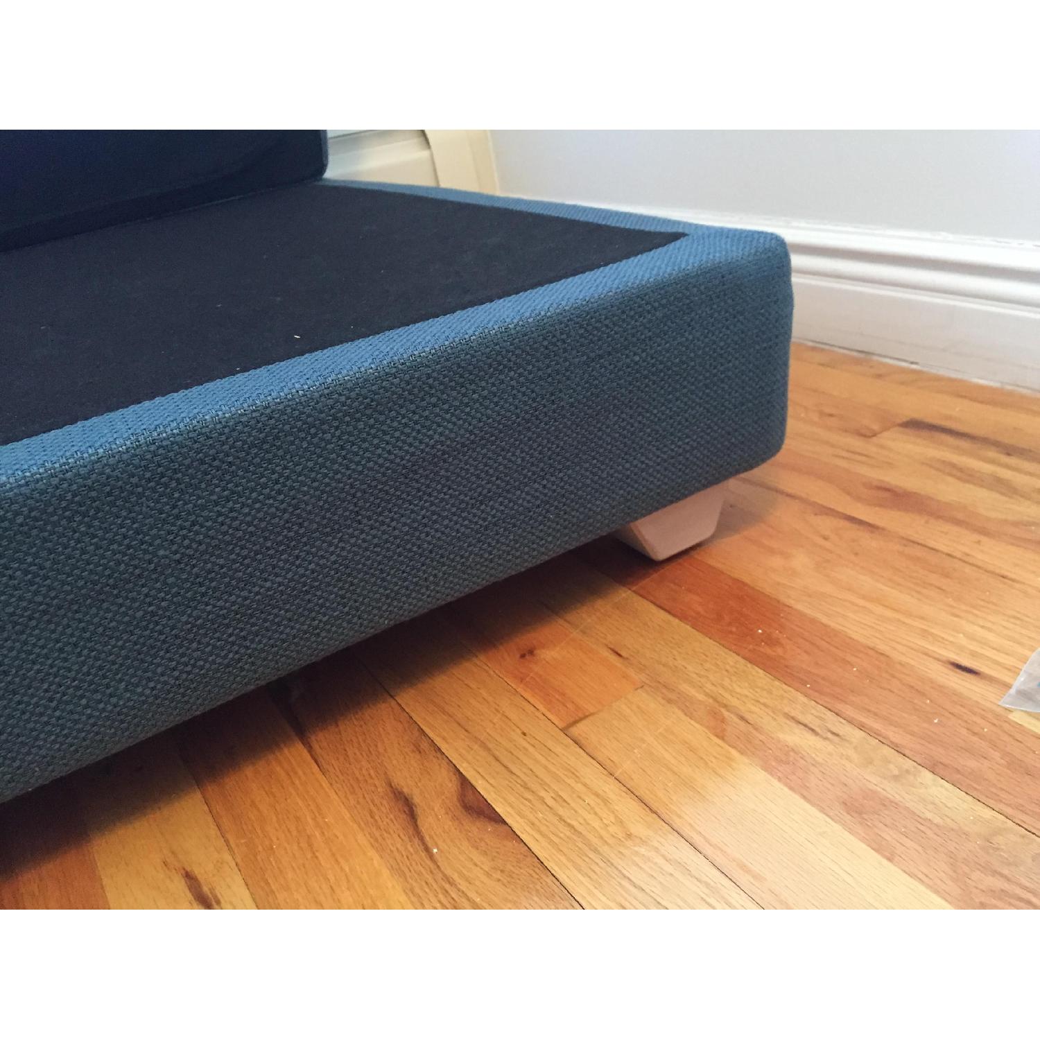 CB2 Lubi Turquoise Sleeper Daybed - AptDeco