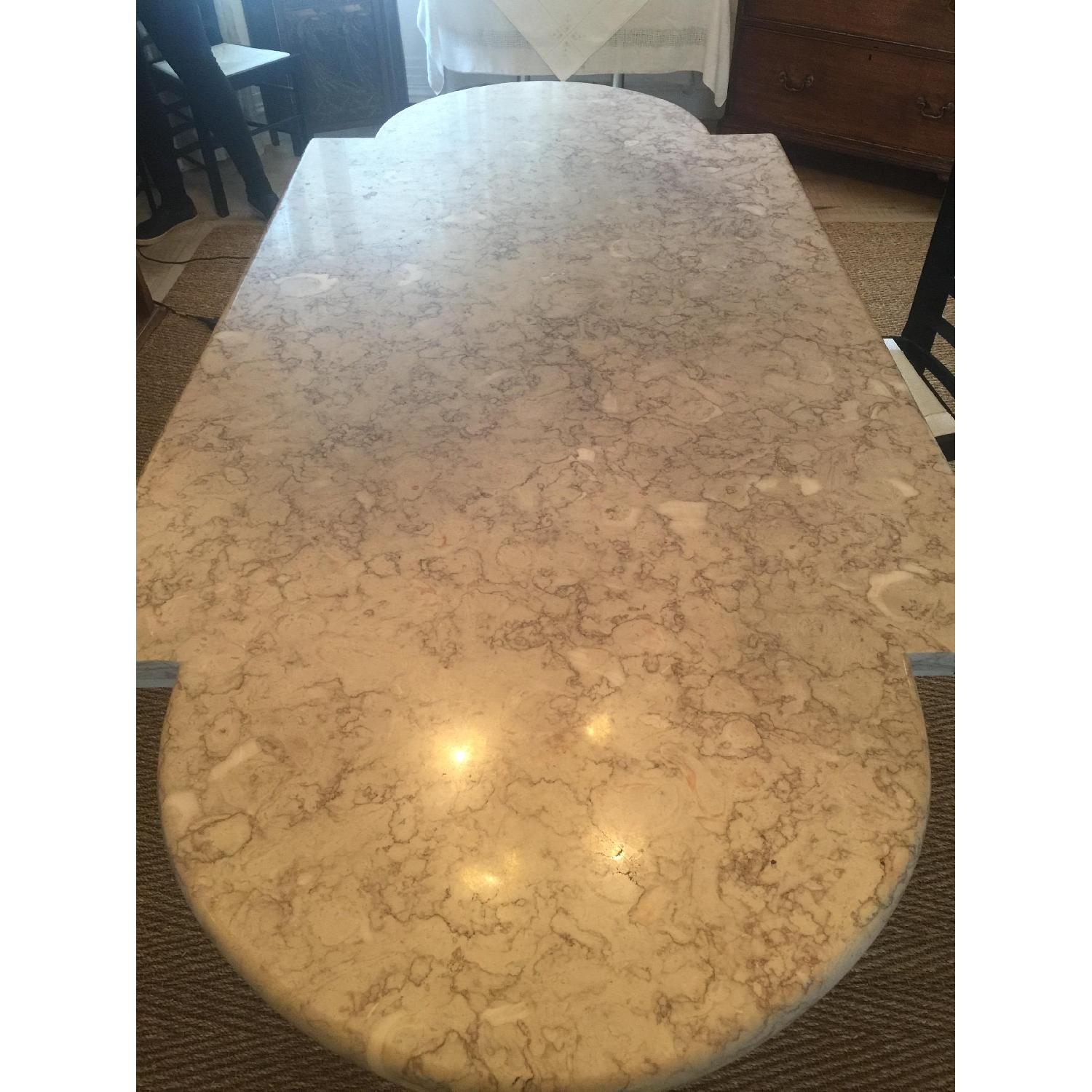 Custom Stone Dining Table - AptDeco