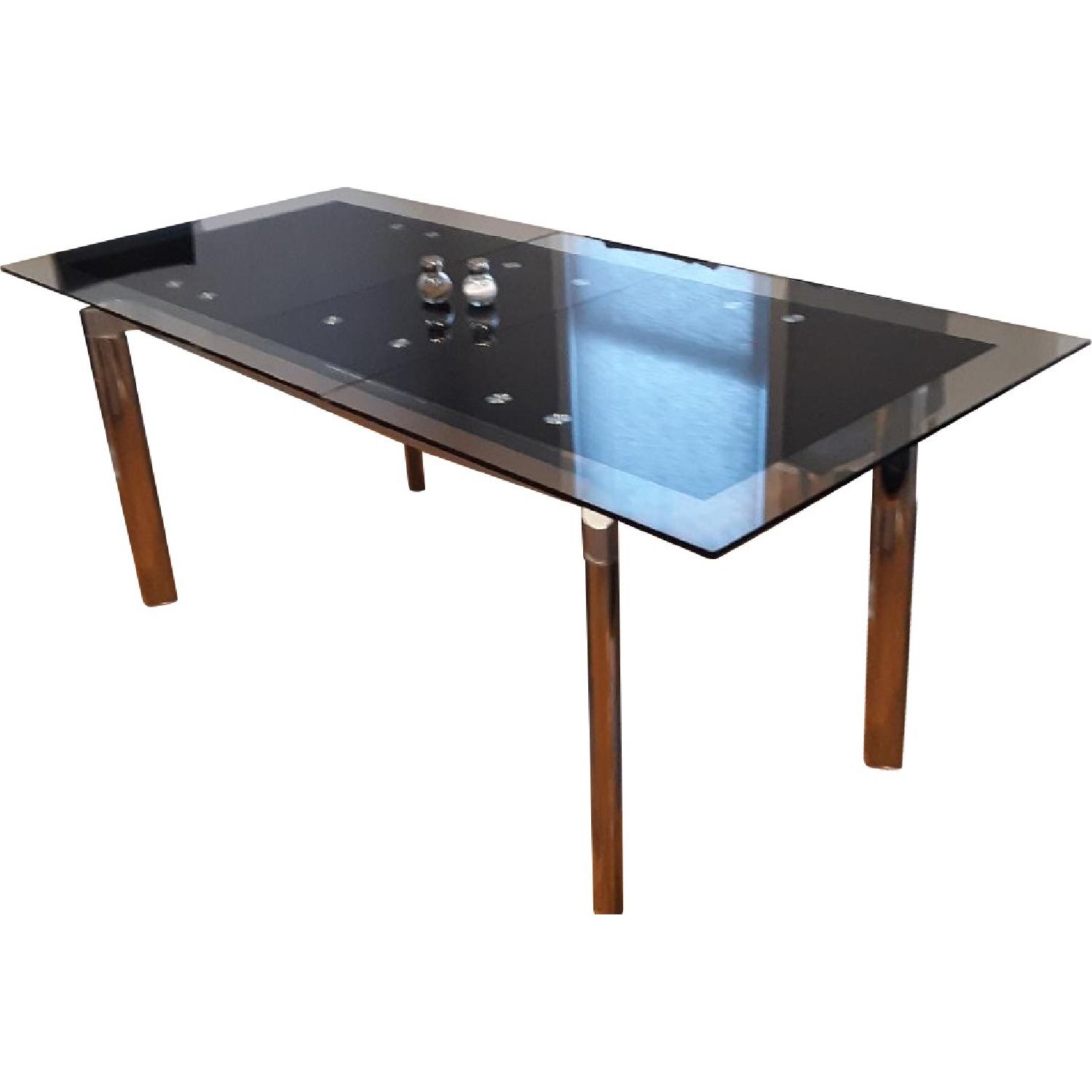 Sliding Extendable Dining Table - AptDeco