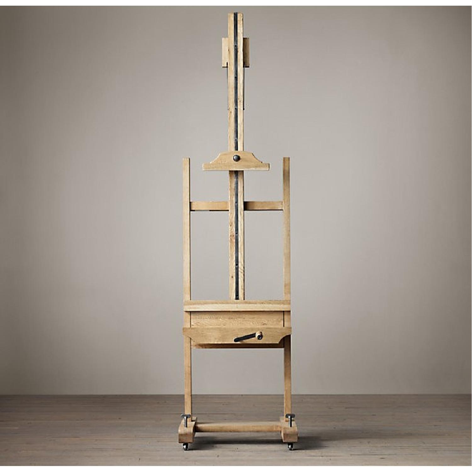 Restoration Hardware 19th C. English Artist's Salvage Easel - AptDeco