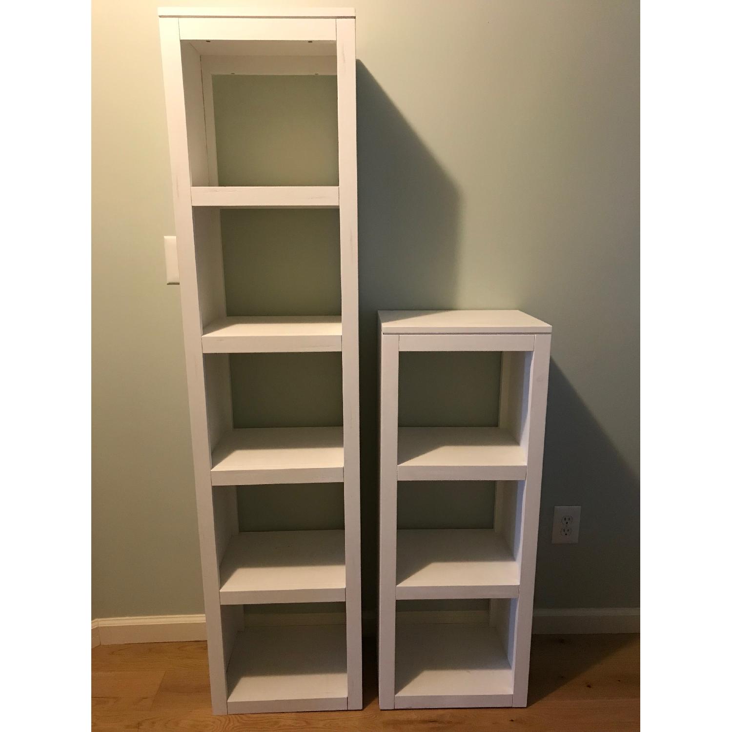 Solid Wood Open Bookcases - AptDeco