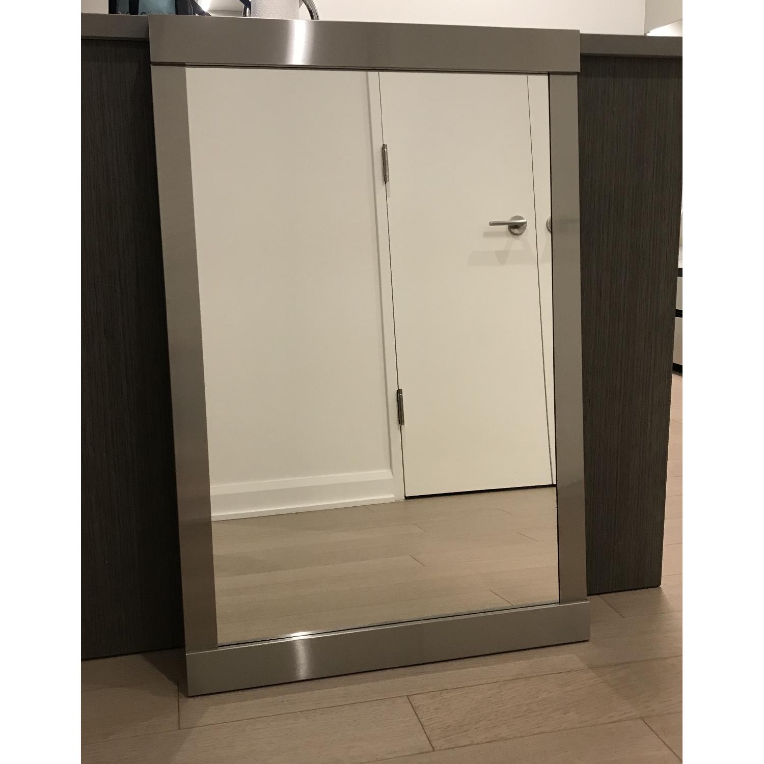 Stainless Steel Wall Mirror - AptDeco