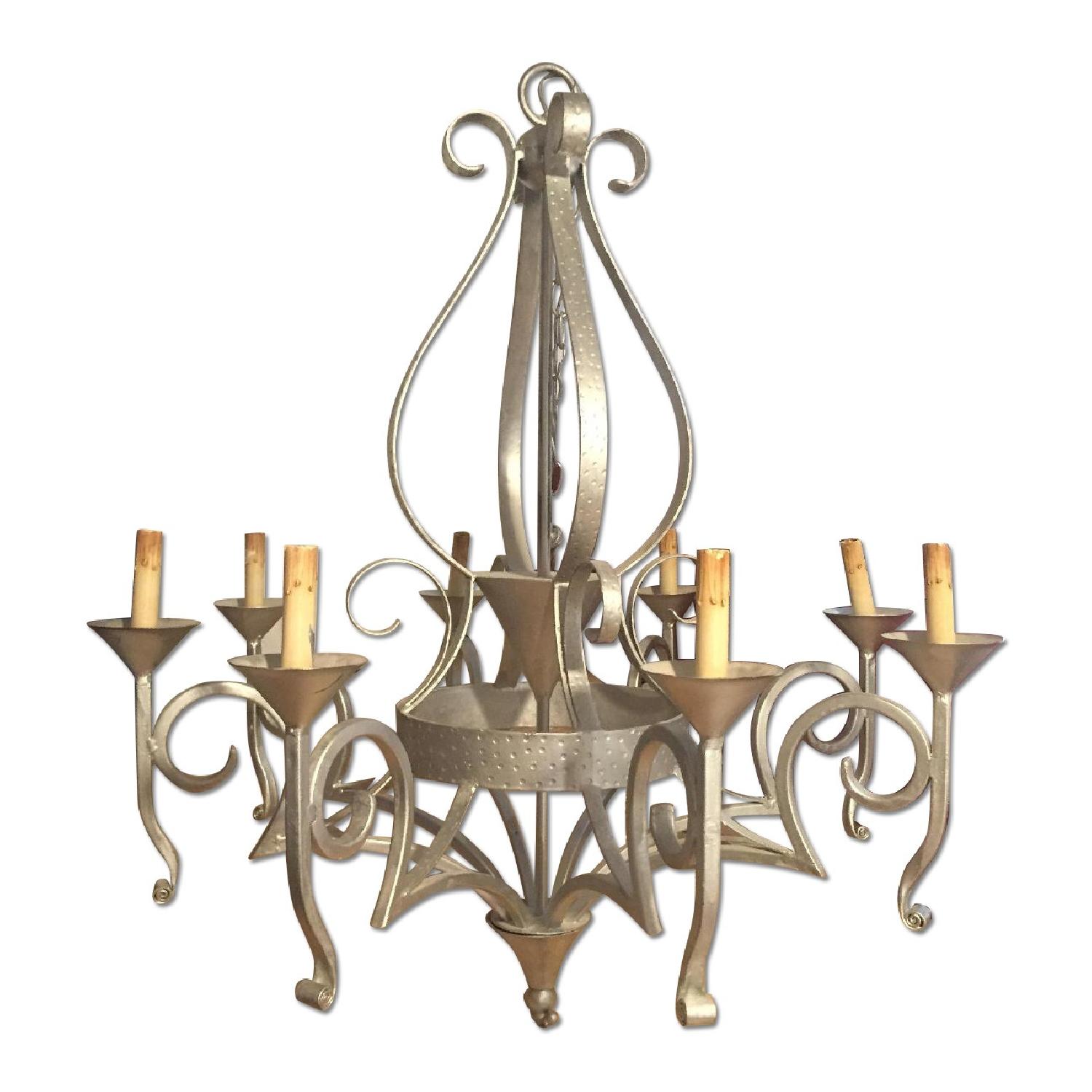 Modern Metal Chandelier - AptDeco