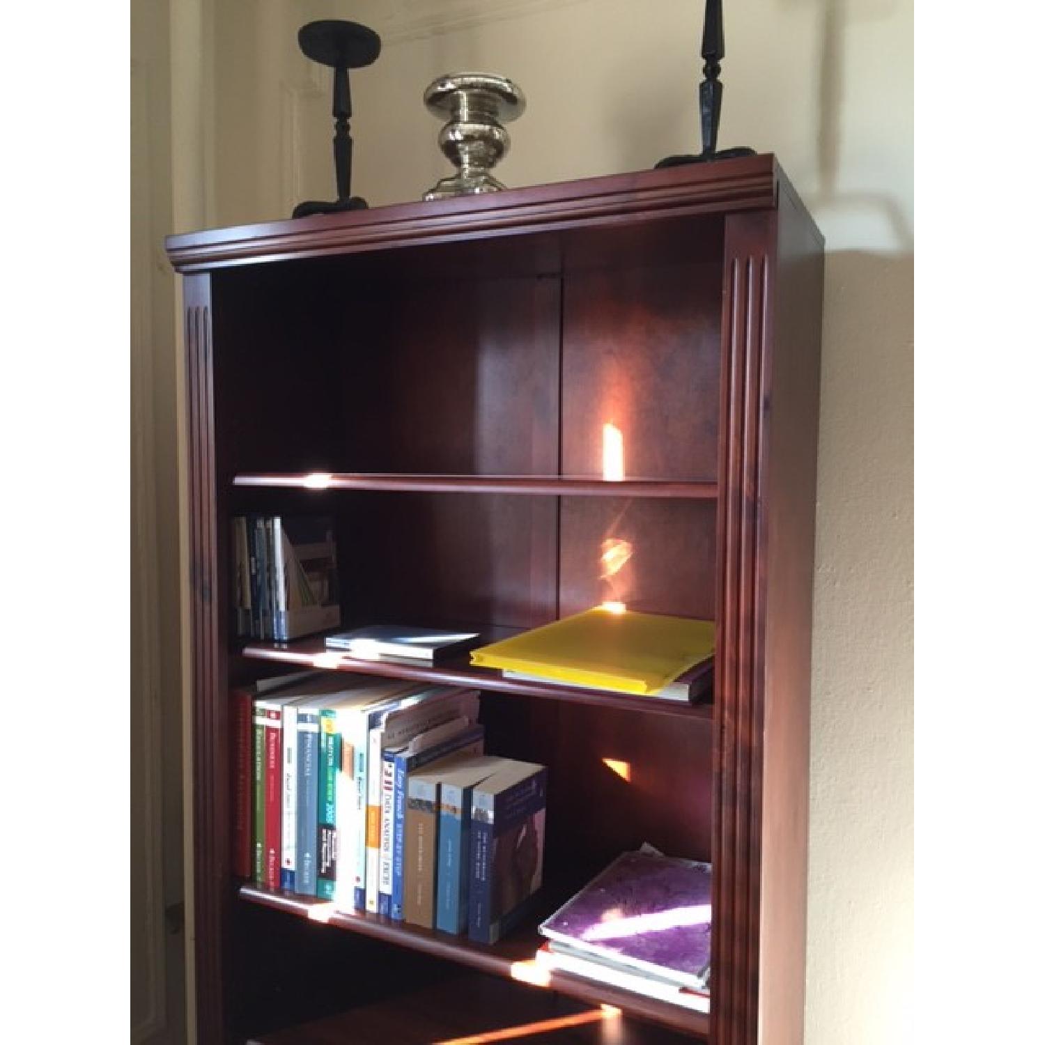 Brown Wood Book Shelf - AptDeco