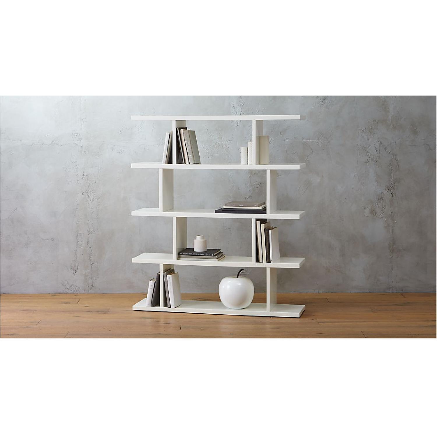 CB2 Exclusive 3.14 White Bookcase - AptDeco