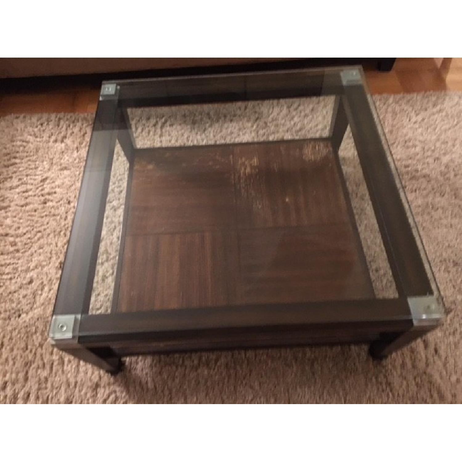 Dunhill Glass Coffee Table - AptDeco