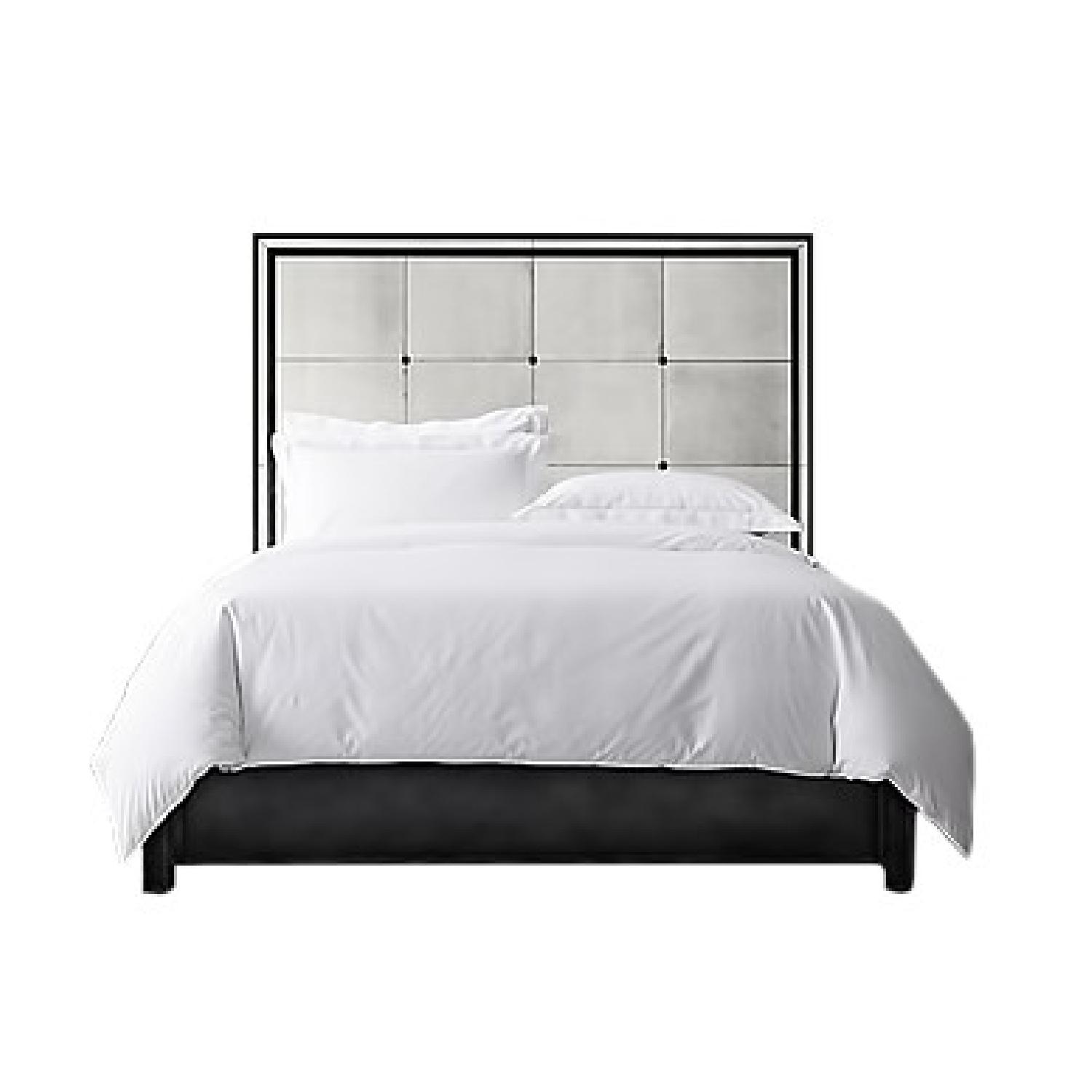 Restoration Hardware Strand Mirrored King Bed - AptDeco
