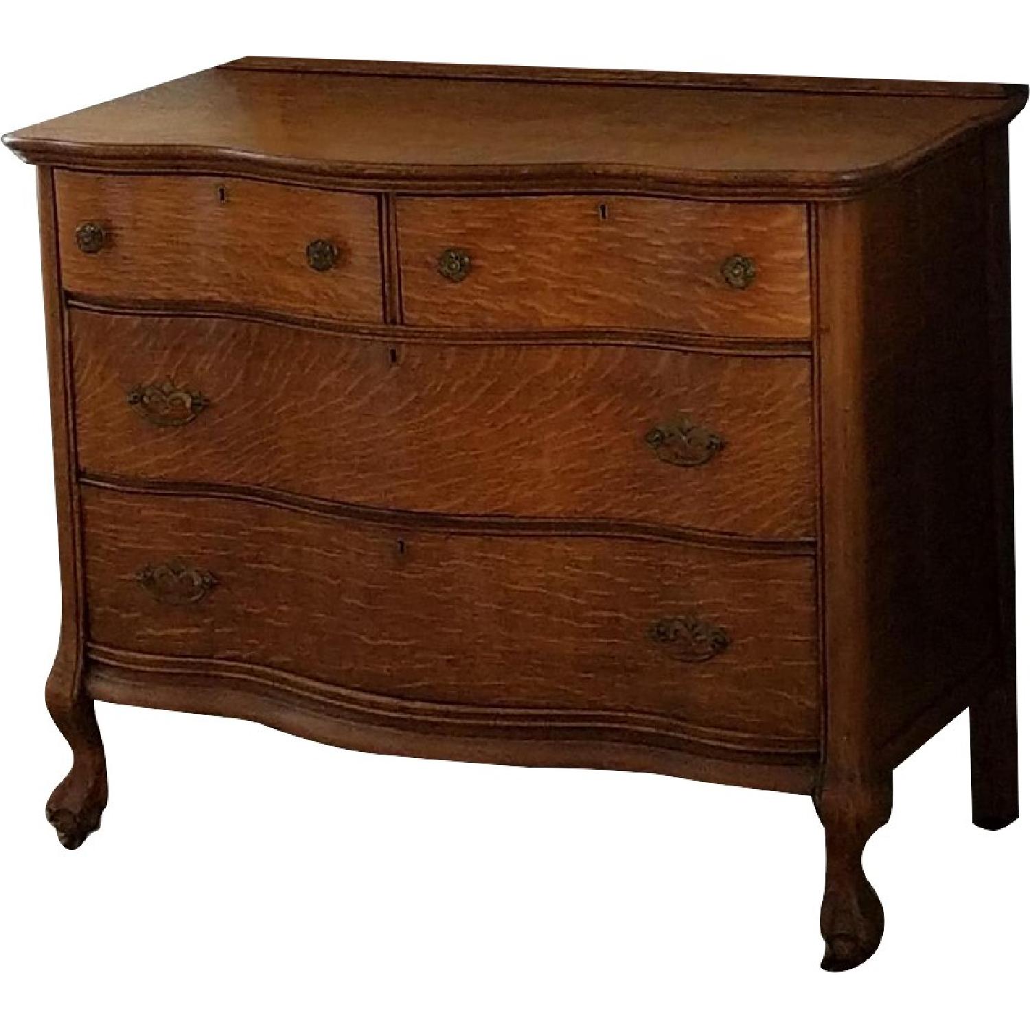 Antique Oak Dresser - AptDeco