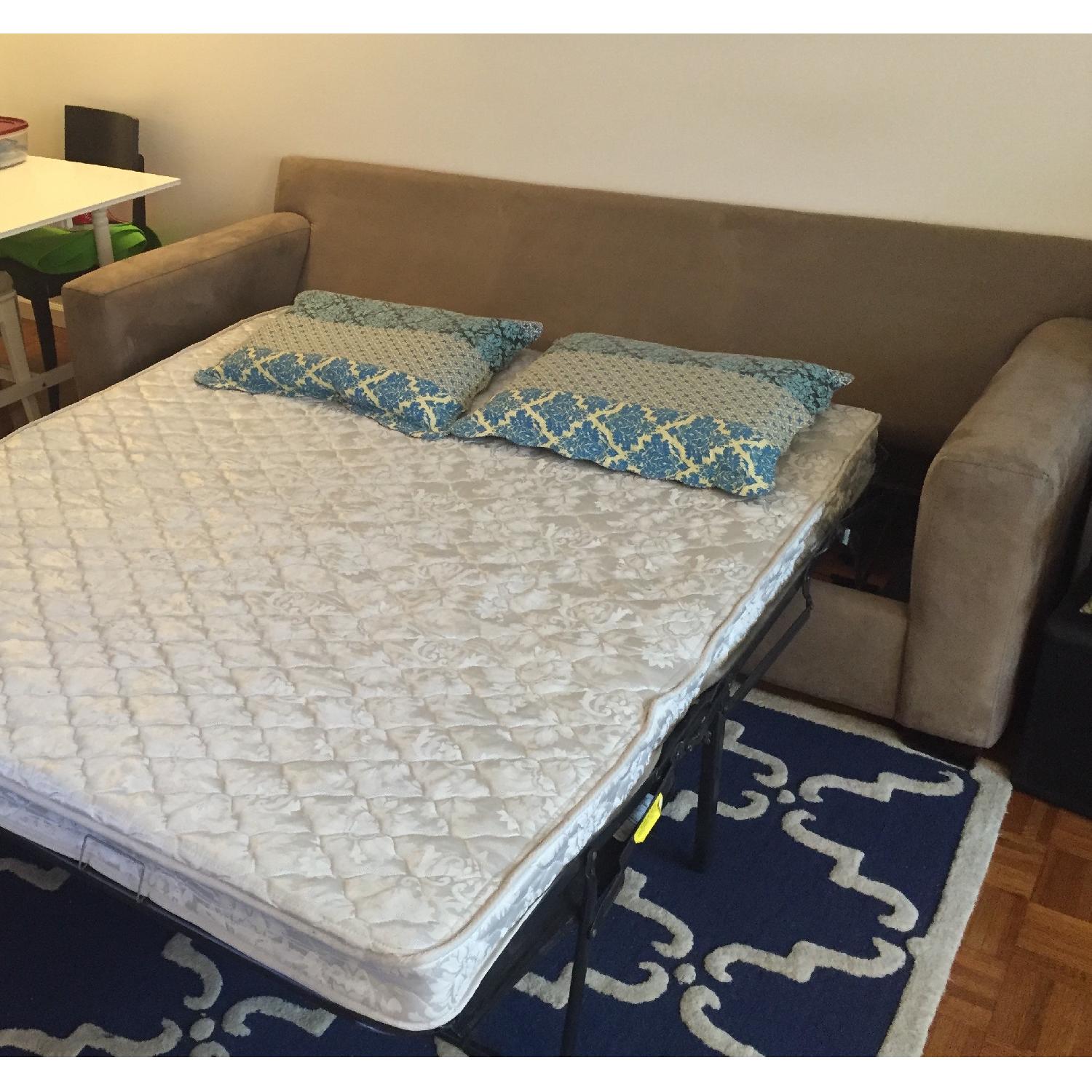 Microsuede Sleeper Sofa - AptDeco