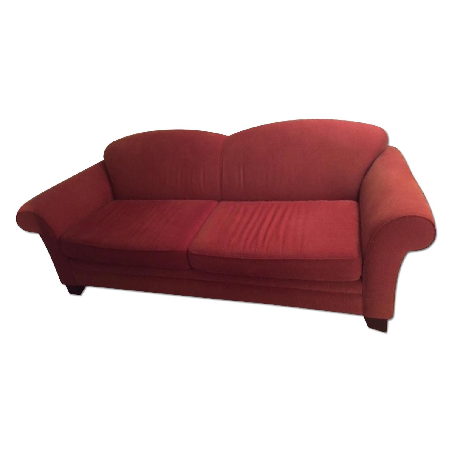 Red/Orange Couch - AptDeco