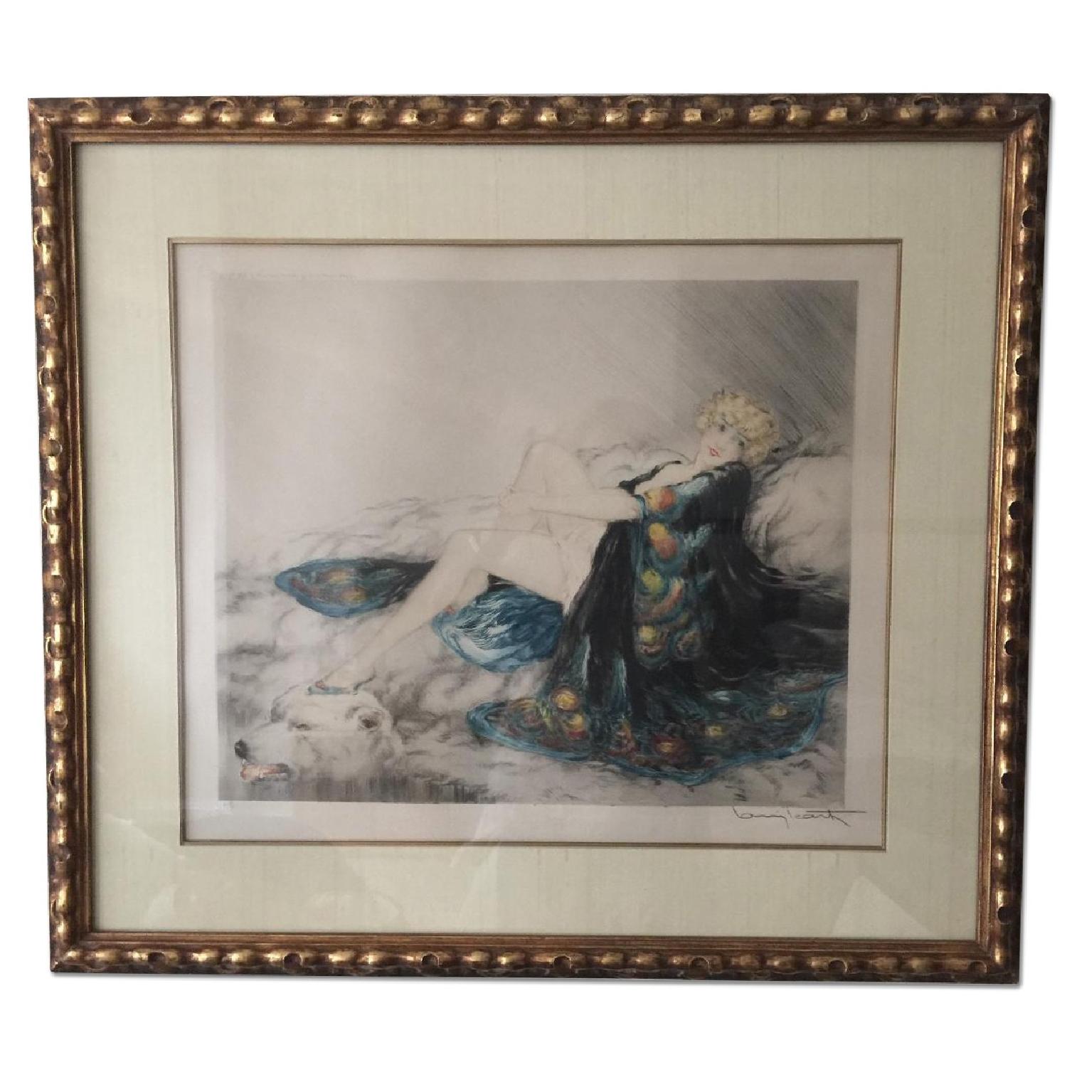 1920's Painting - Woman in Boudoir - AptDeco