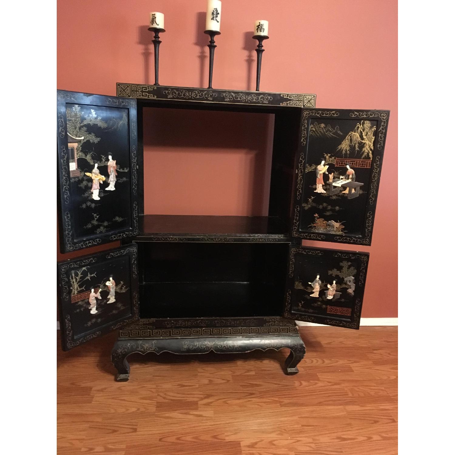 Vintage Large Asian Cabinet - AptDeco