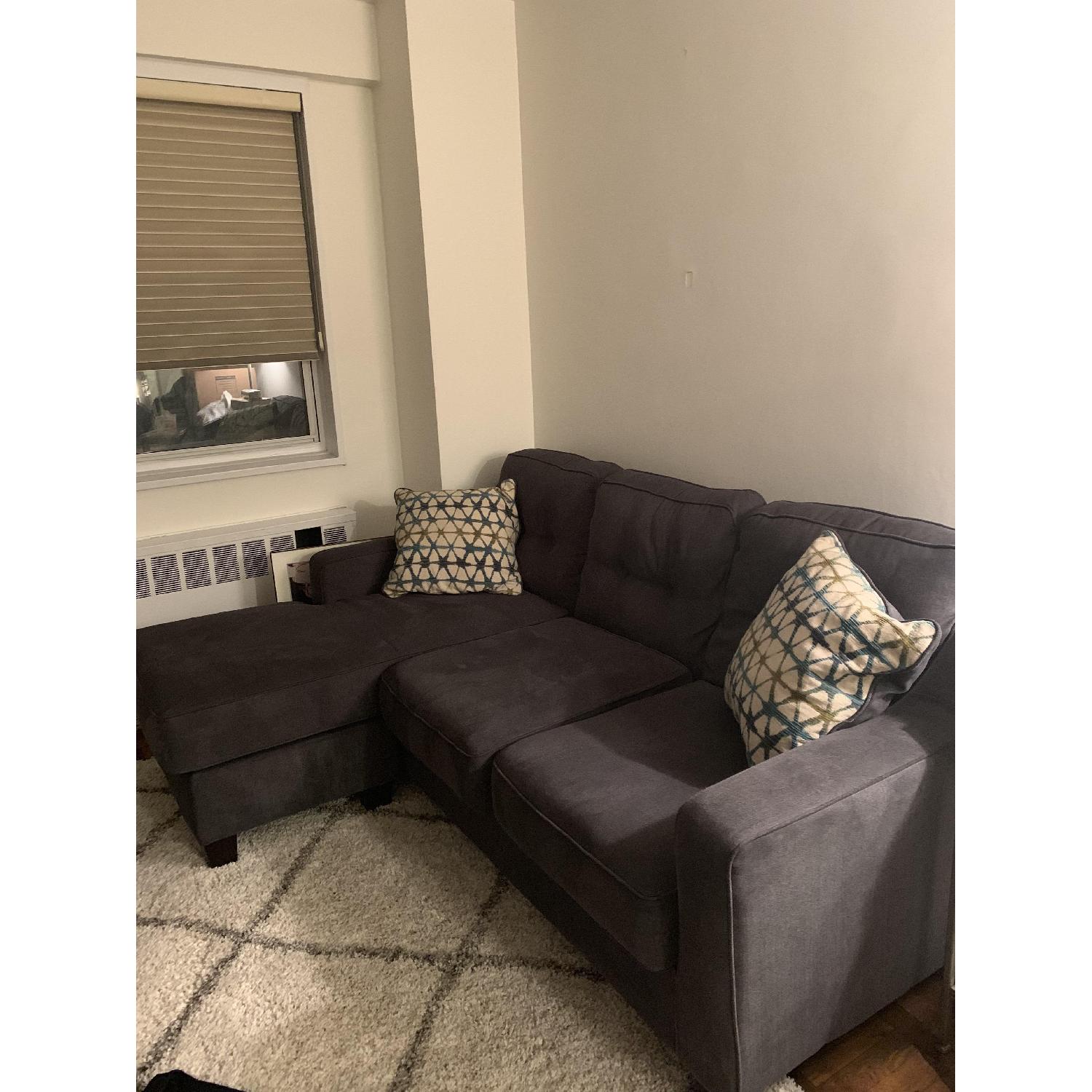 Ashley Shayla Sectional Sofa w Chaise AptDeco