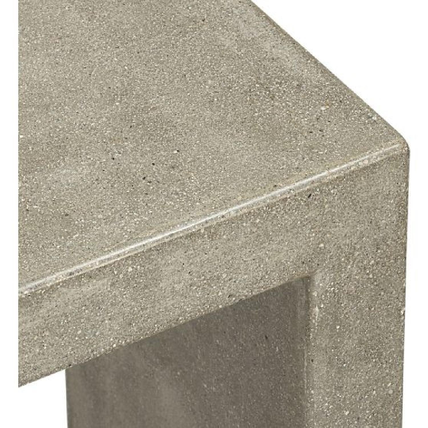Crate & Barrel Mason Concrete Console Table - AptDeco