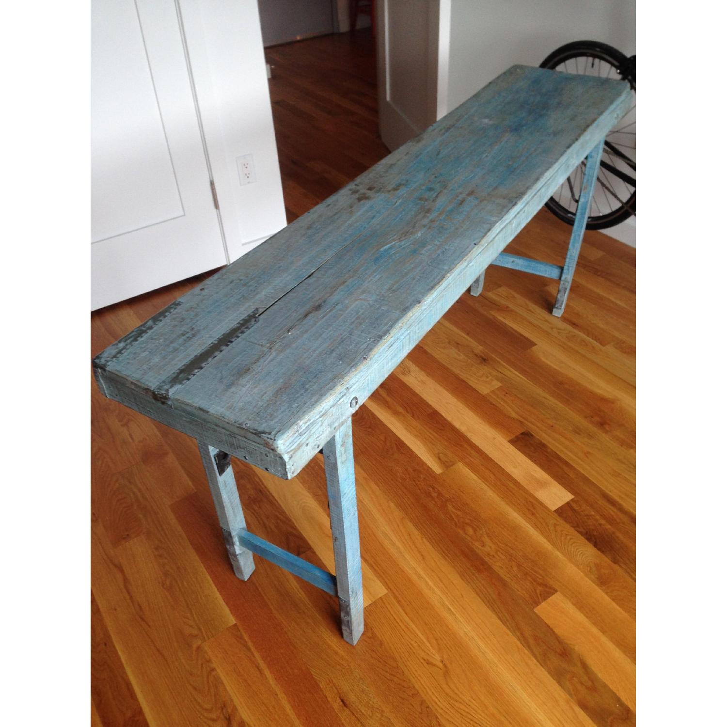 Arhaus Reclaimed Mango Wood Console Table - AptDeco