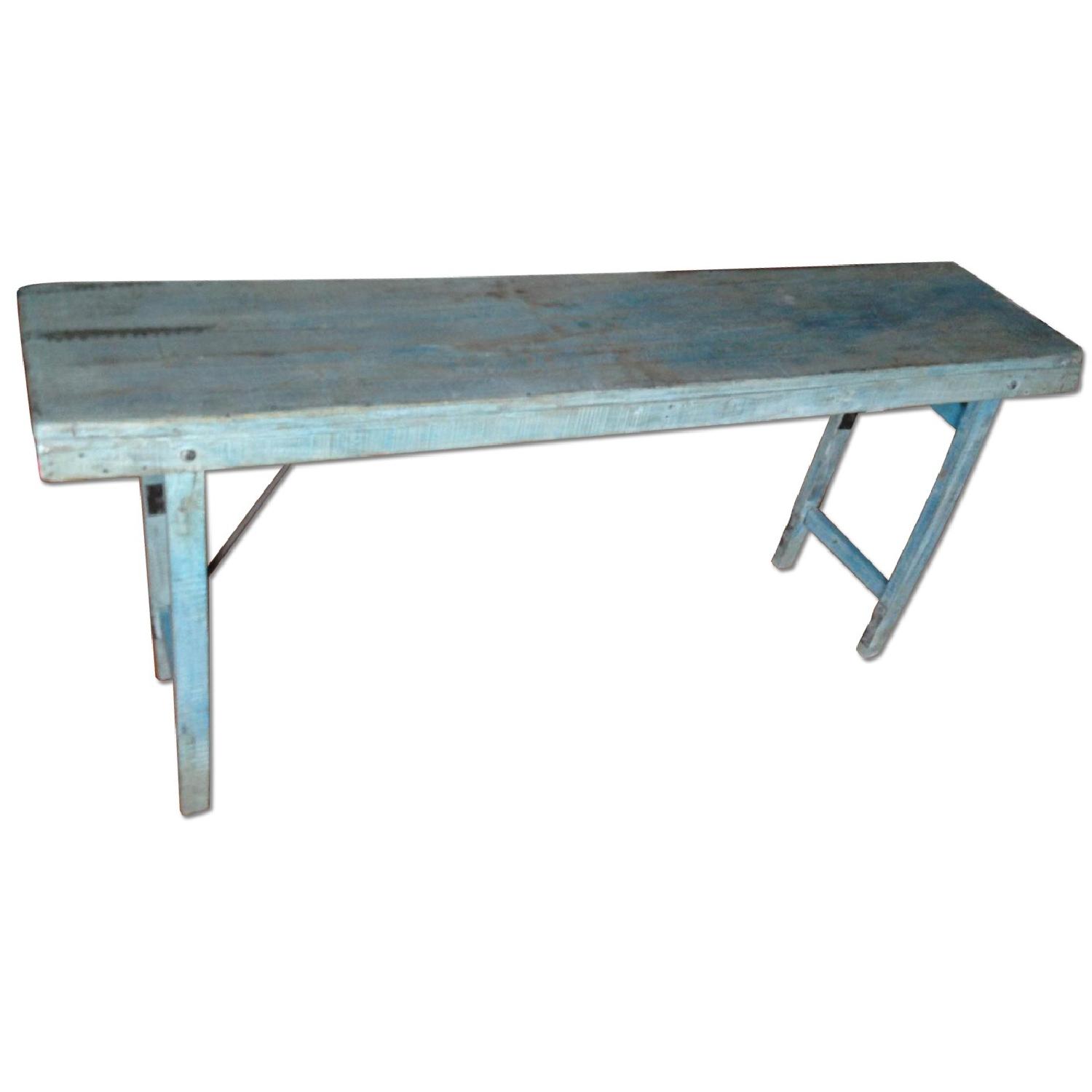 Arhaus Reclaimed Mango Wood Console Table - AptDeco