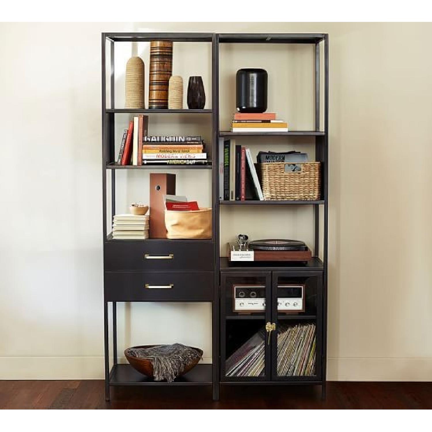 Pottery Barn Wilson Bookcases - AptDeco